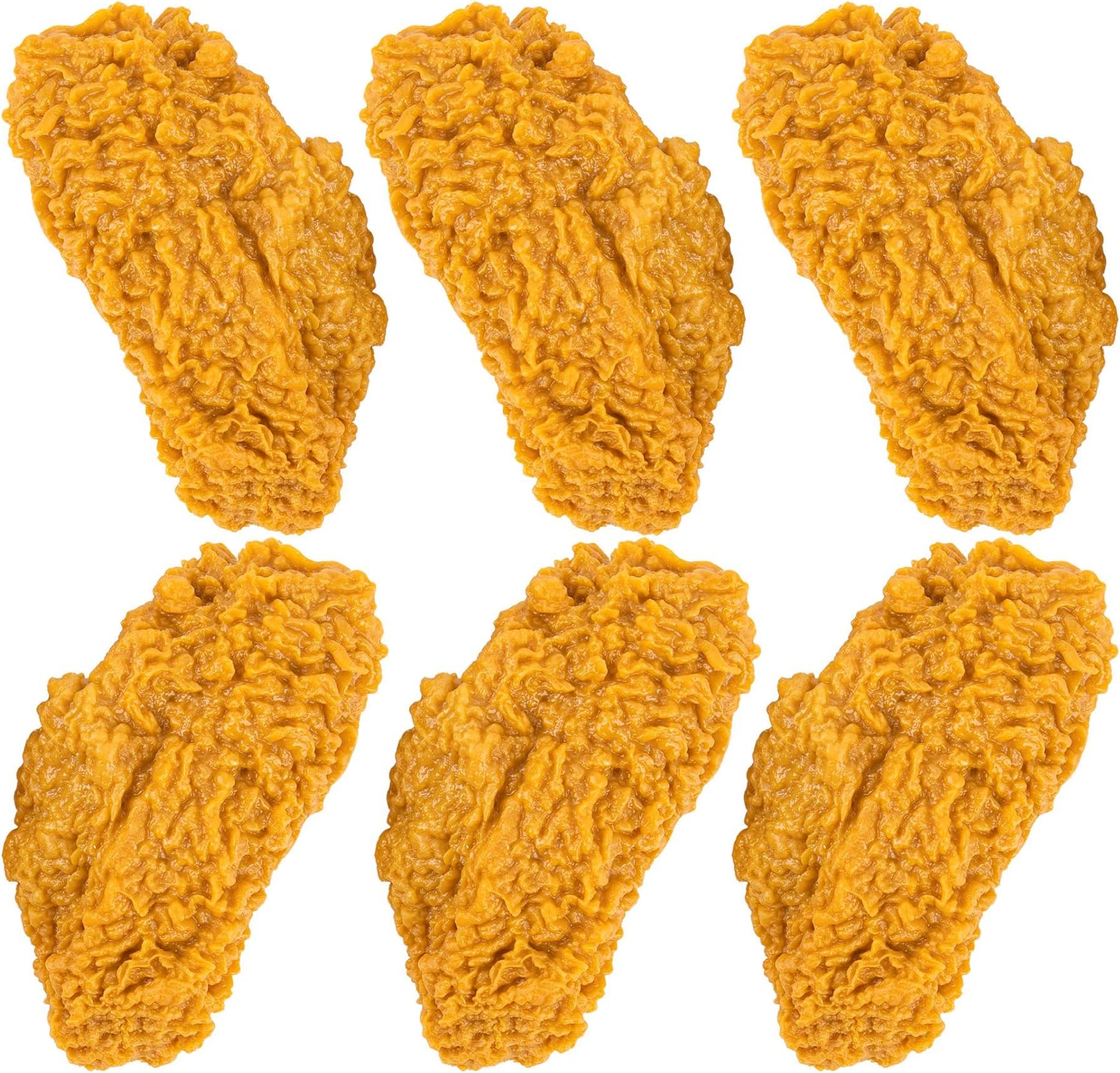 Amazon.com: RP Remarkable Power, 6 Pack Fake Fried Chicken Wings ...
