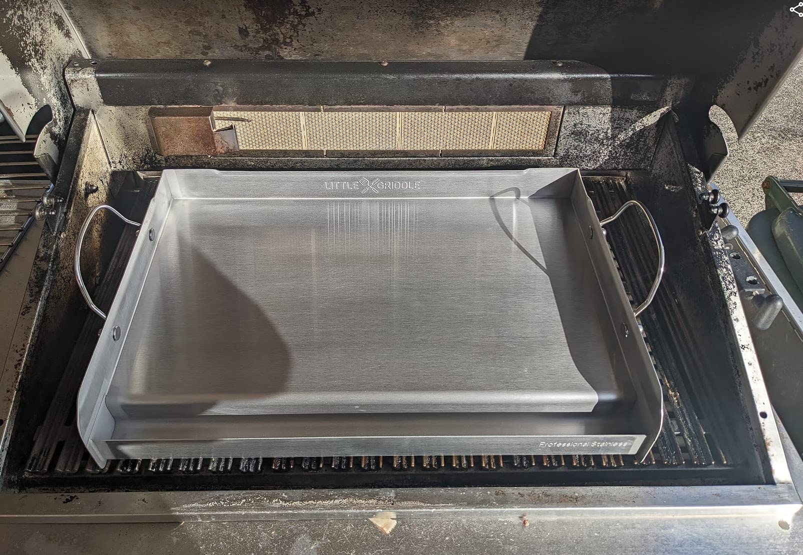 Griddle-Q GQ230 100% Stainless Steel Professional Quality Griddle with ...