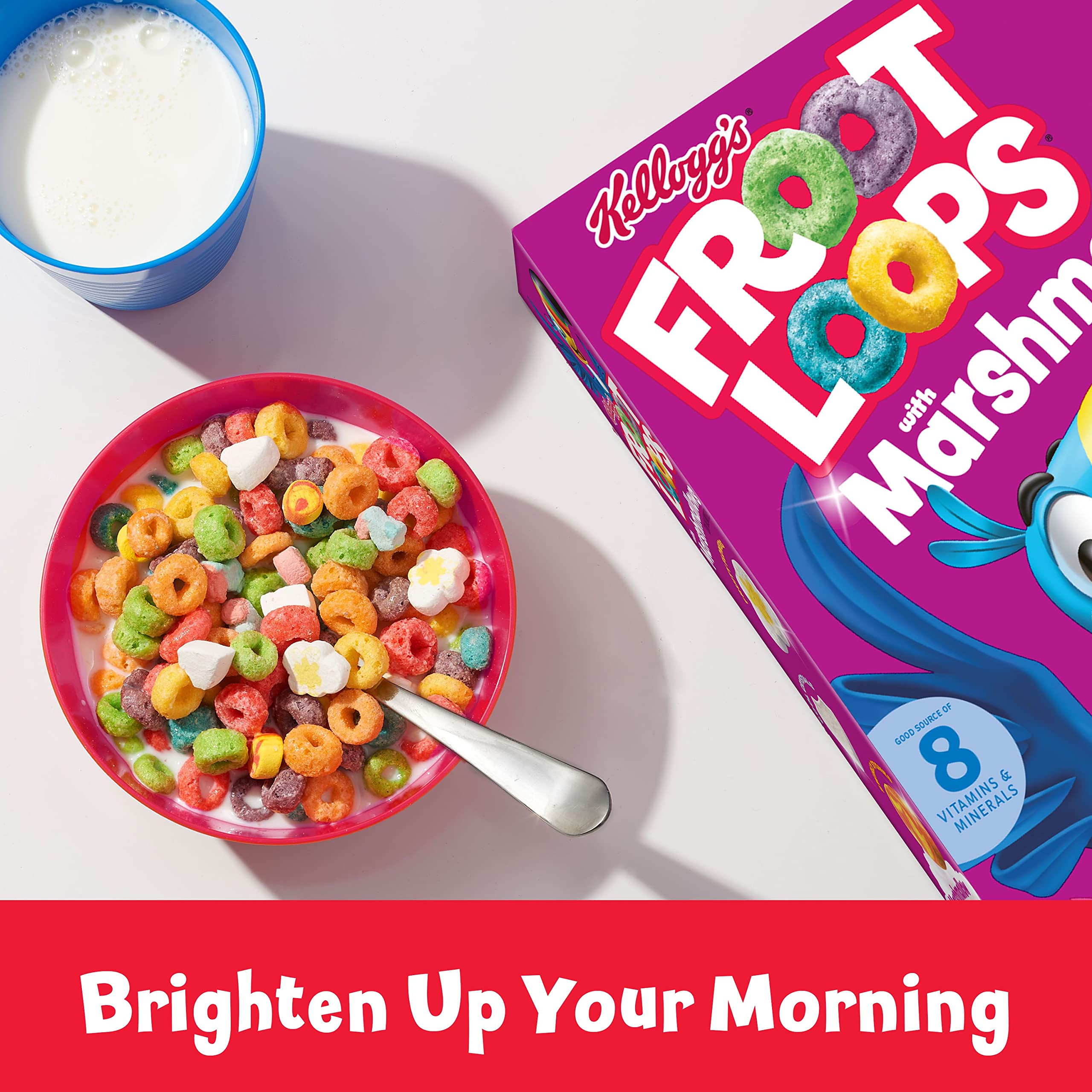 Kellogg's Froot Loops Kids Breakfast Cereal, Variety Pack, Froot Loops ...