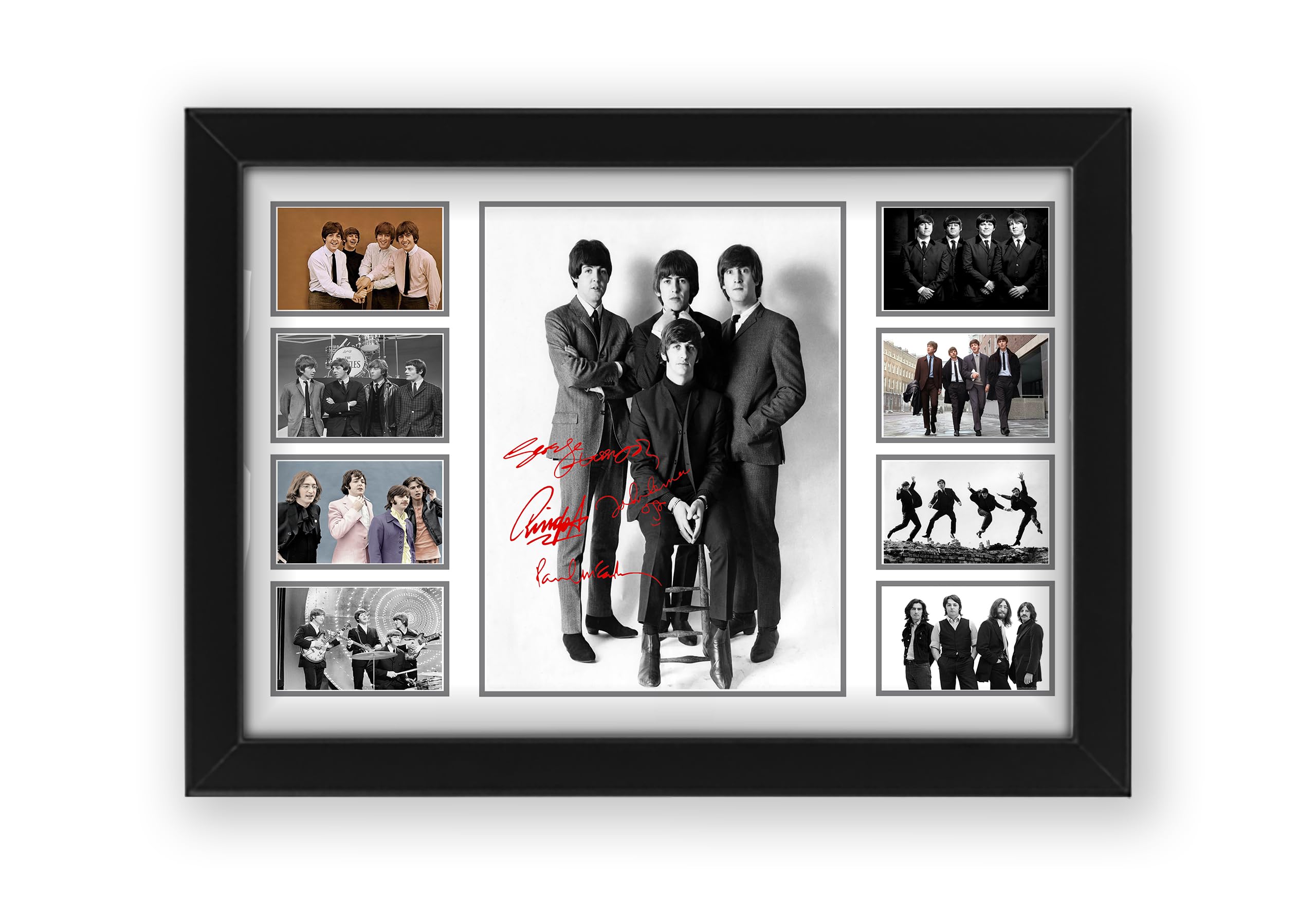 The Beatles Signed Poster Print- Limited Edition Autograph Fan Gift ...