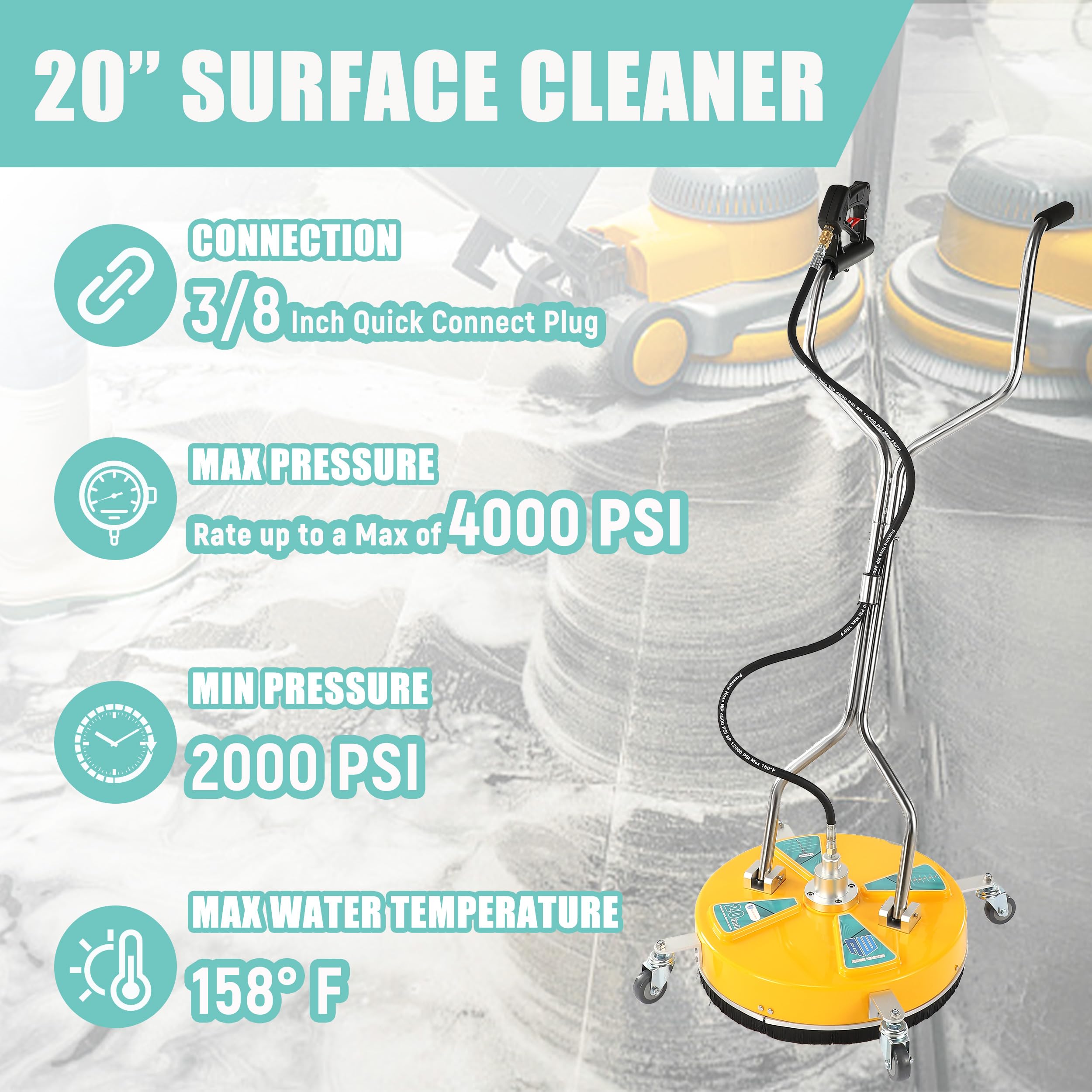 Snapklik.com : RIDGE WASHER 20 Pressure Washer Surface Cleaner, Surface ...