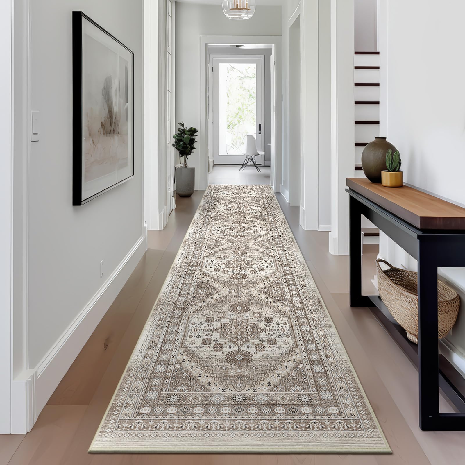 Amazon.com: Restydon Hallway Runner Rug 2x12, Extra Long Washable ...