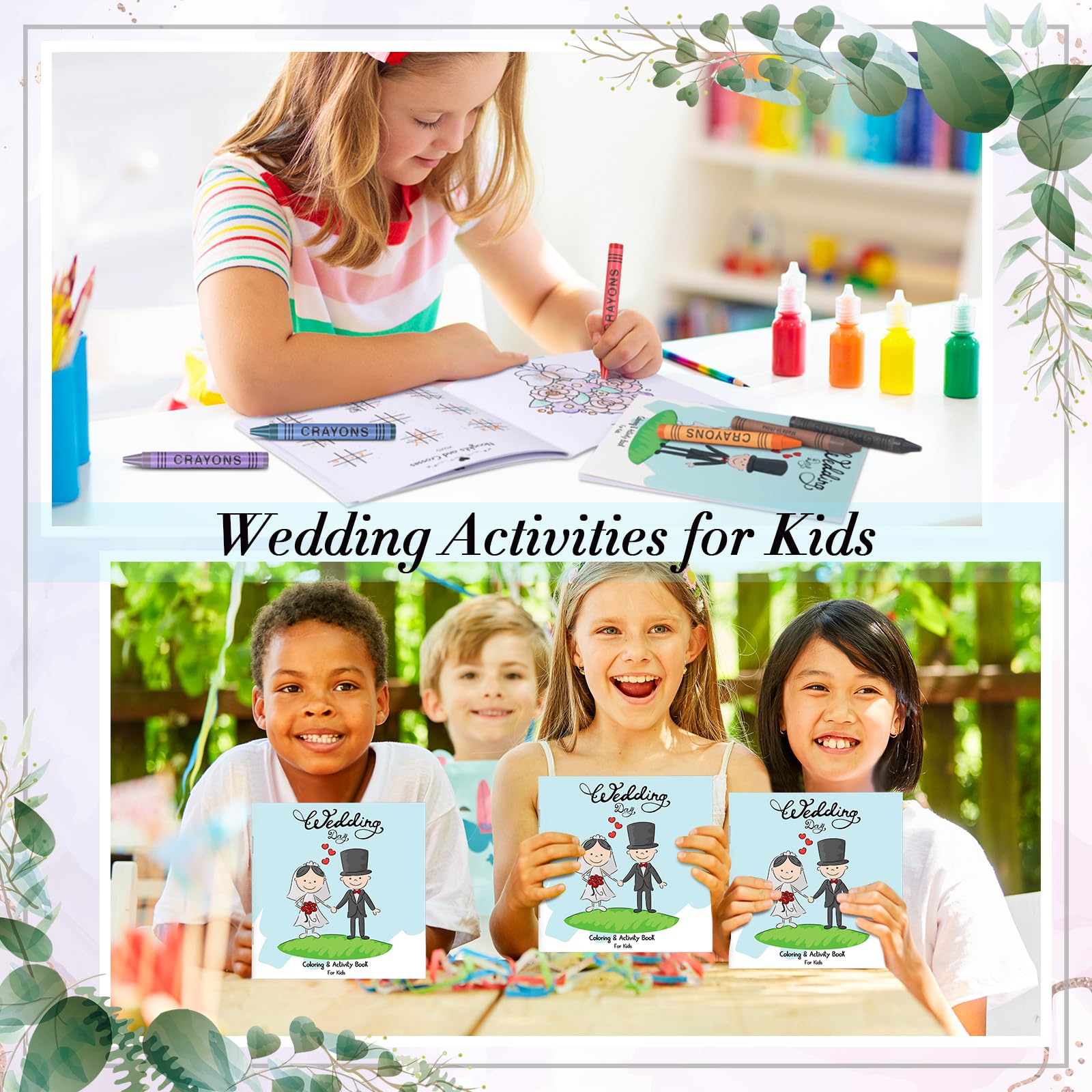 Coloring Wedding Activities For Kids Wedding Activity Book For Kids