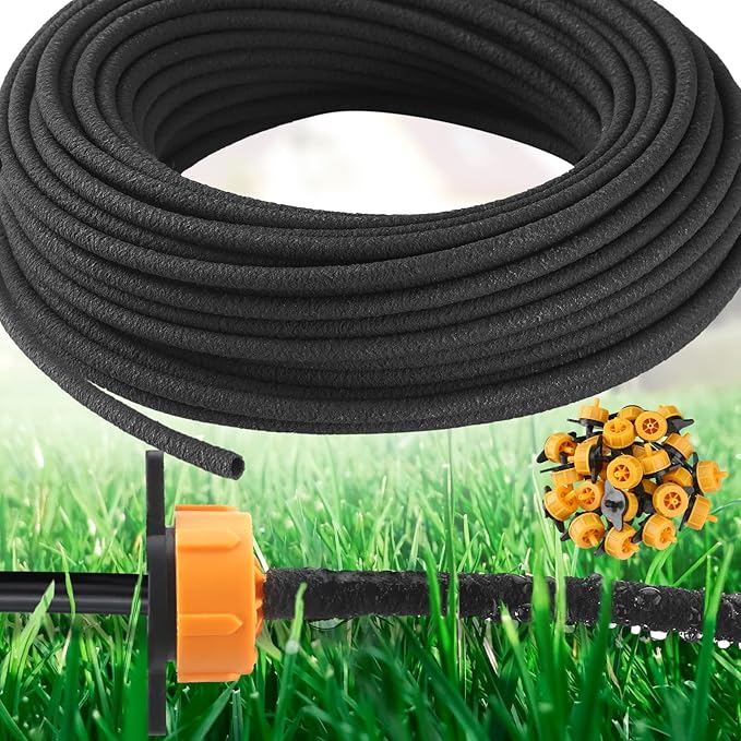 Amazon.com : Sasylvia 10 Pcs 1/4 Inch Porous Drip Irrigation and 2GPH ...