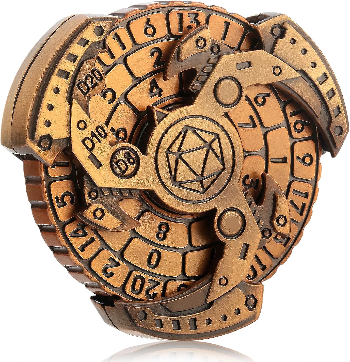 Amazon.com: DNDND Metal Dice Roulette 7 in 1,All in 1 D&D Spinner Metal ...