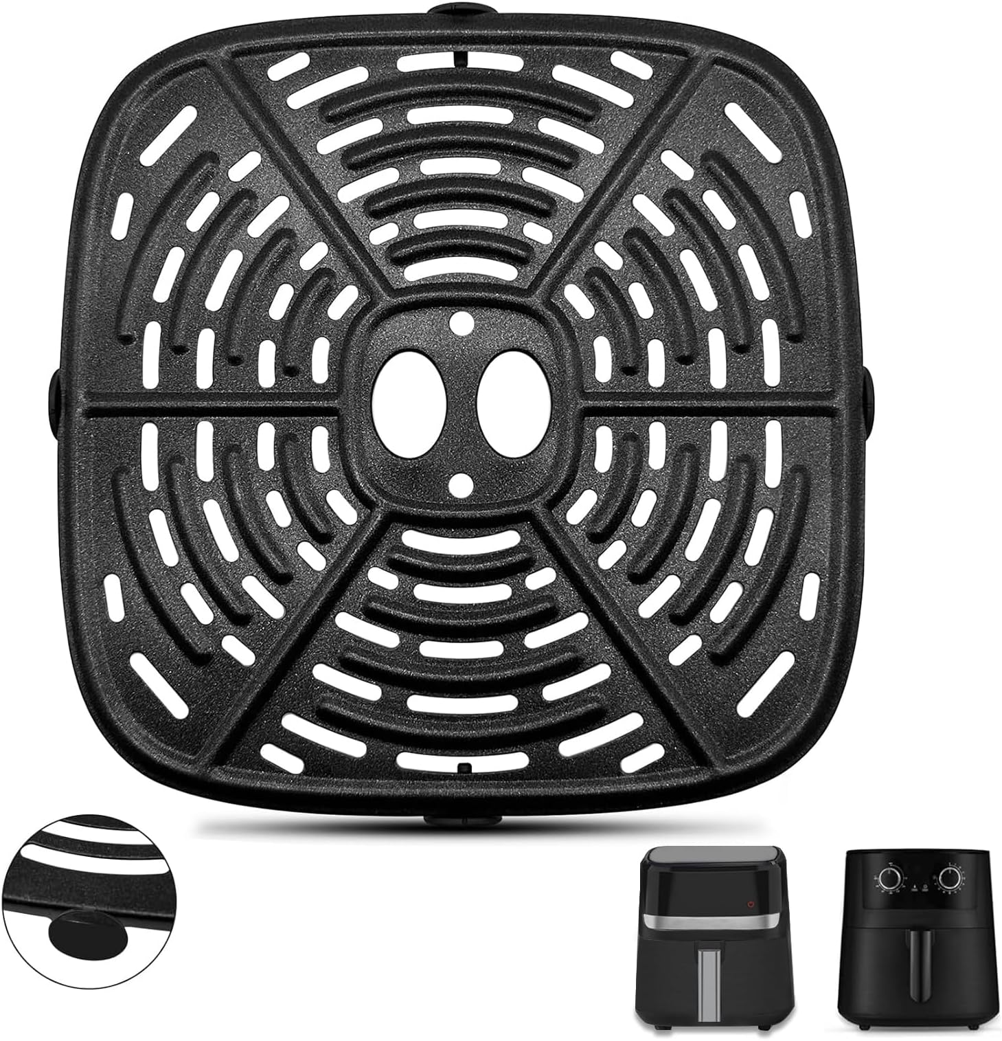 Amazon.com: QLRGNE 4QT Air Fryer Crisping Plate for Gourmia GAF414 ...