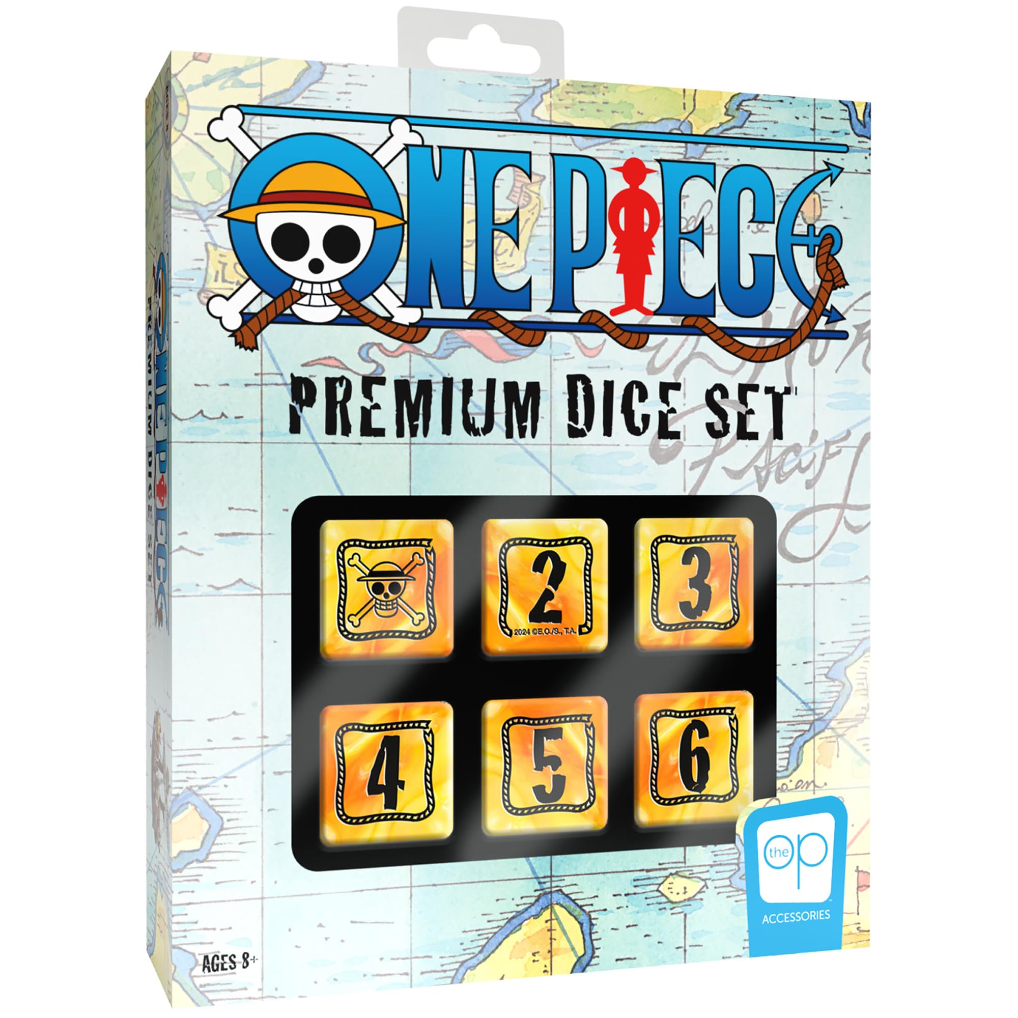 Amazon.com: One Piece Premium Dice Set, Custom Dice with Collectible ...