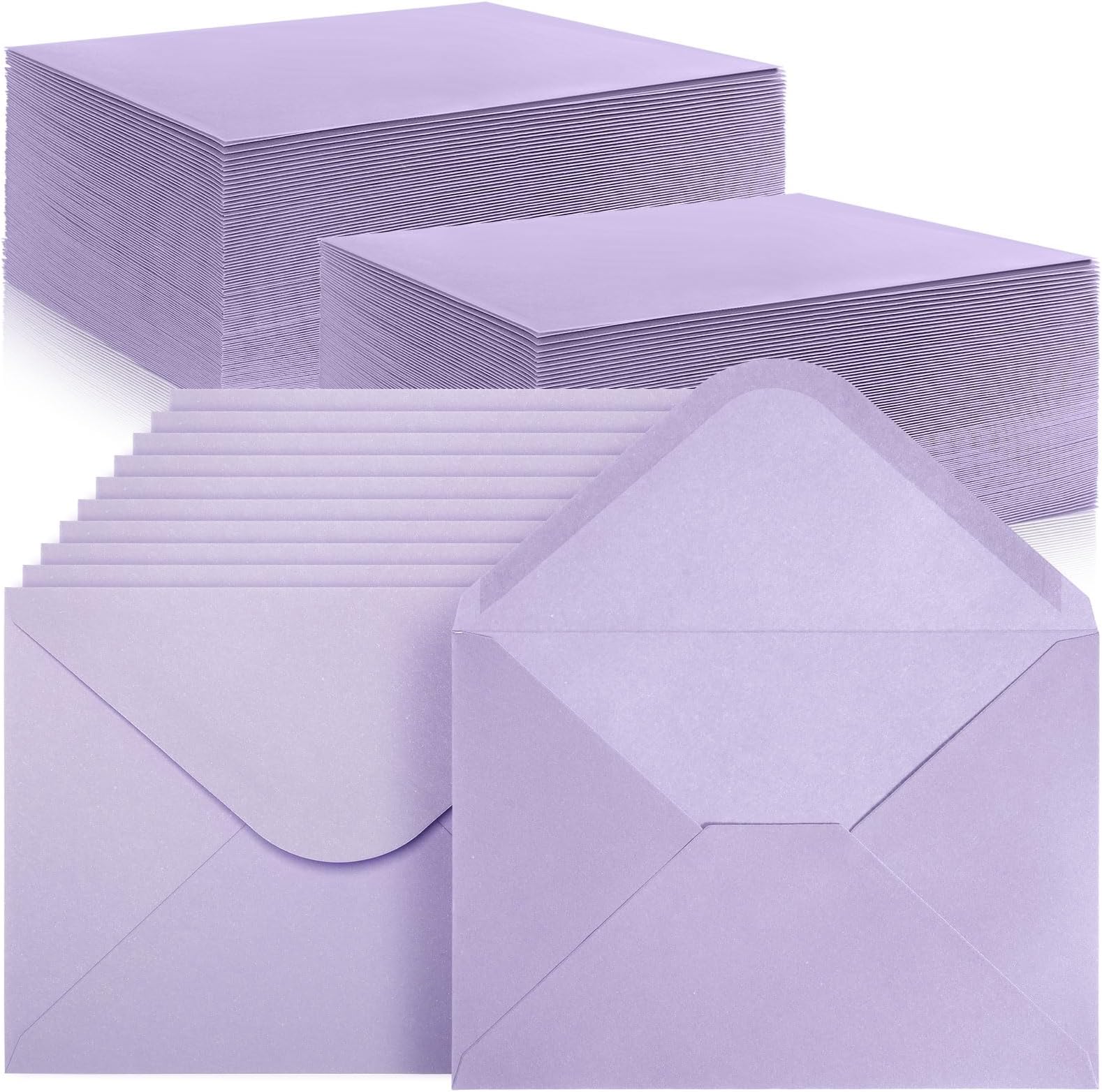 Amazon.com : 50 Pack A7 Colorful 5x7 Envelopes V Flap Invitation ...