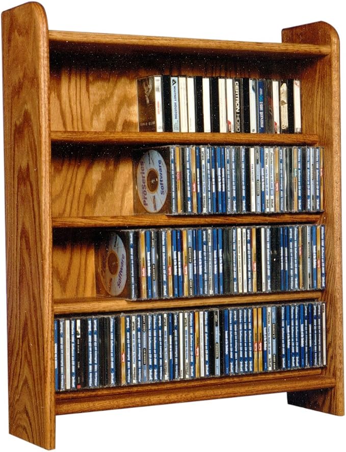Amazon.com: Wood Shed HILL 02 Series CD Storage Cabinet - 402 CD ...