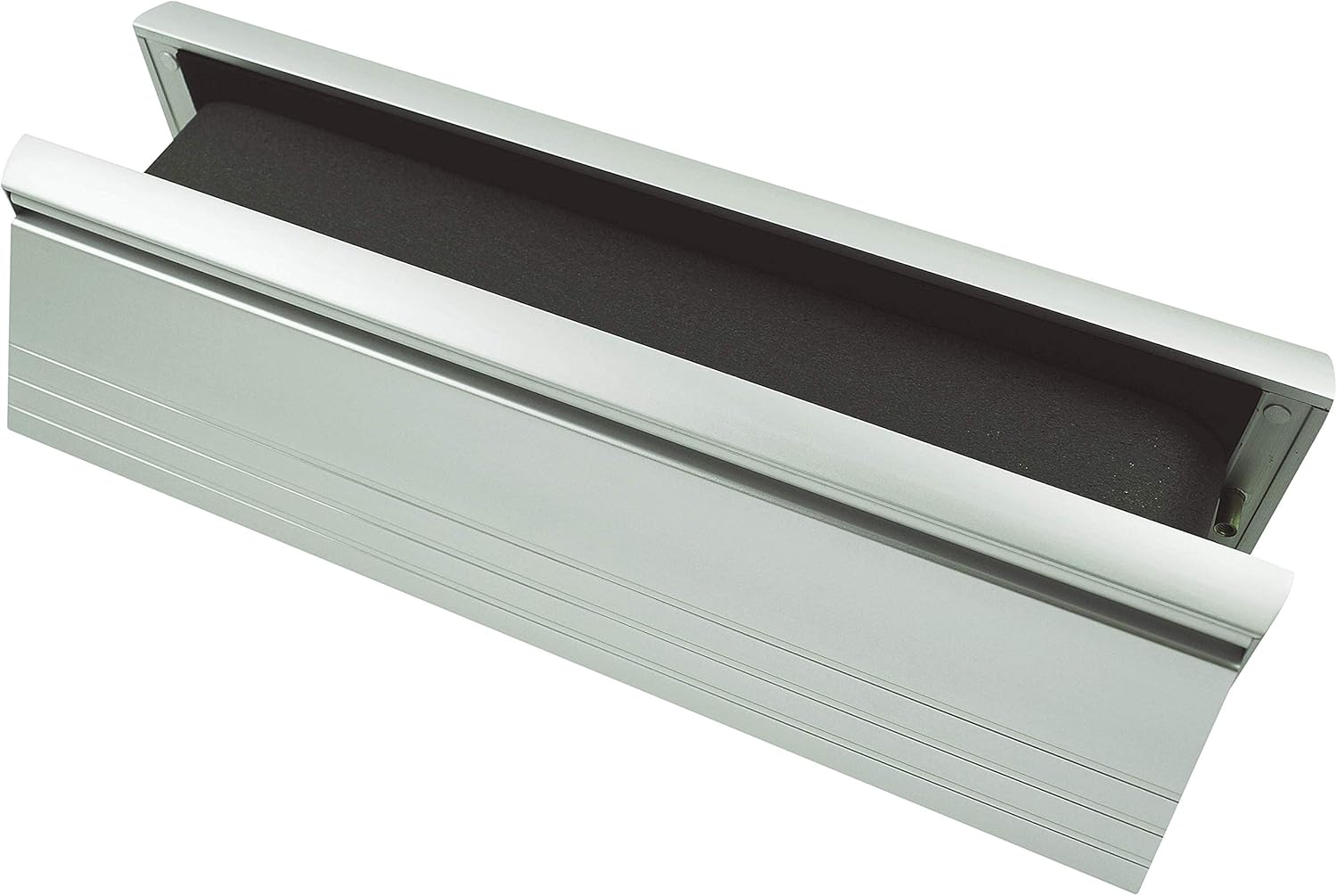 Firestop FS310 12" Elite Fire Rated Letterbox, Satin Anodised Aluminium ...