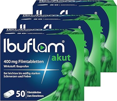 Ibuflam® akut 400 mg IBUPROFEN Filmtabletten 3 x 50 Stück ...