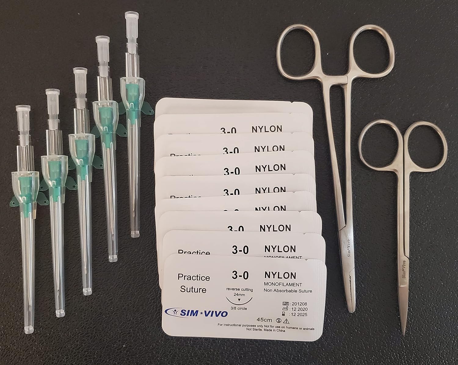 Buy Sim*IV Skin Suturing Kit - Learn How to Suture an IV in Place ...