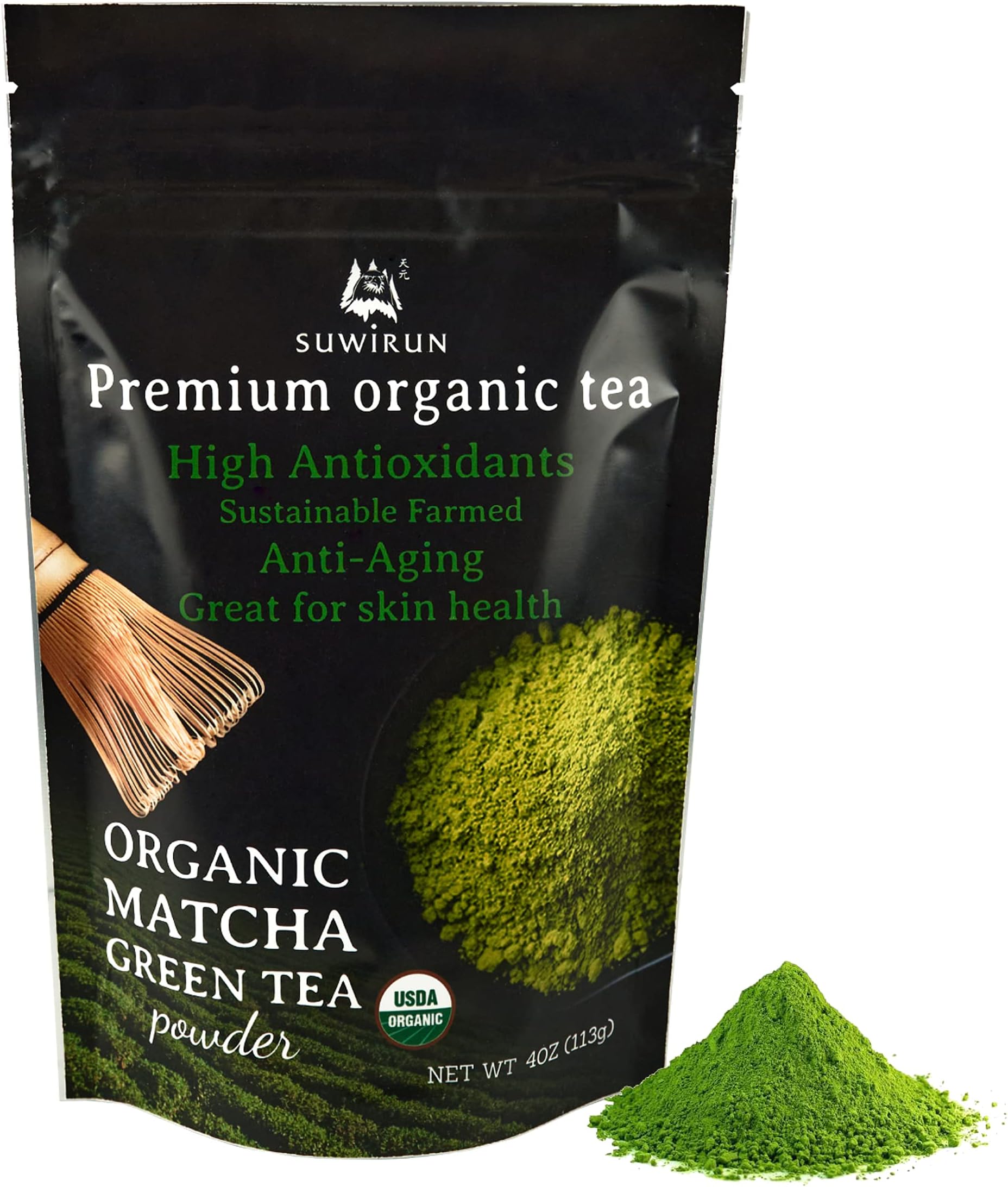 Amazon.com: Premium Japanese Ceremonial Matcha Green Tea Powder - 1st ...