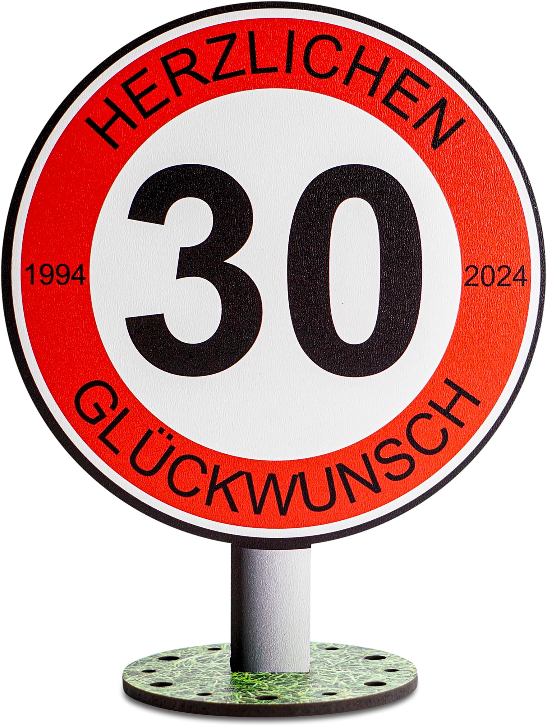 Amazon.de: DankeDir! 30 Tempo Drosseln Schild - Alles Gute Geschenk 30 ...