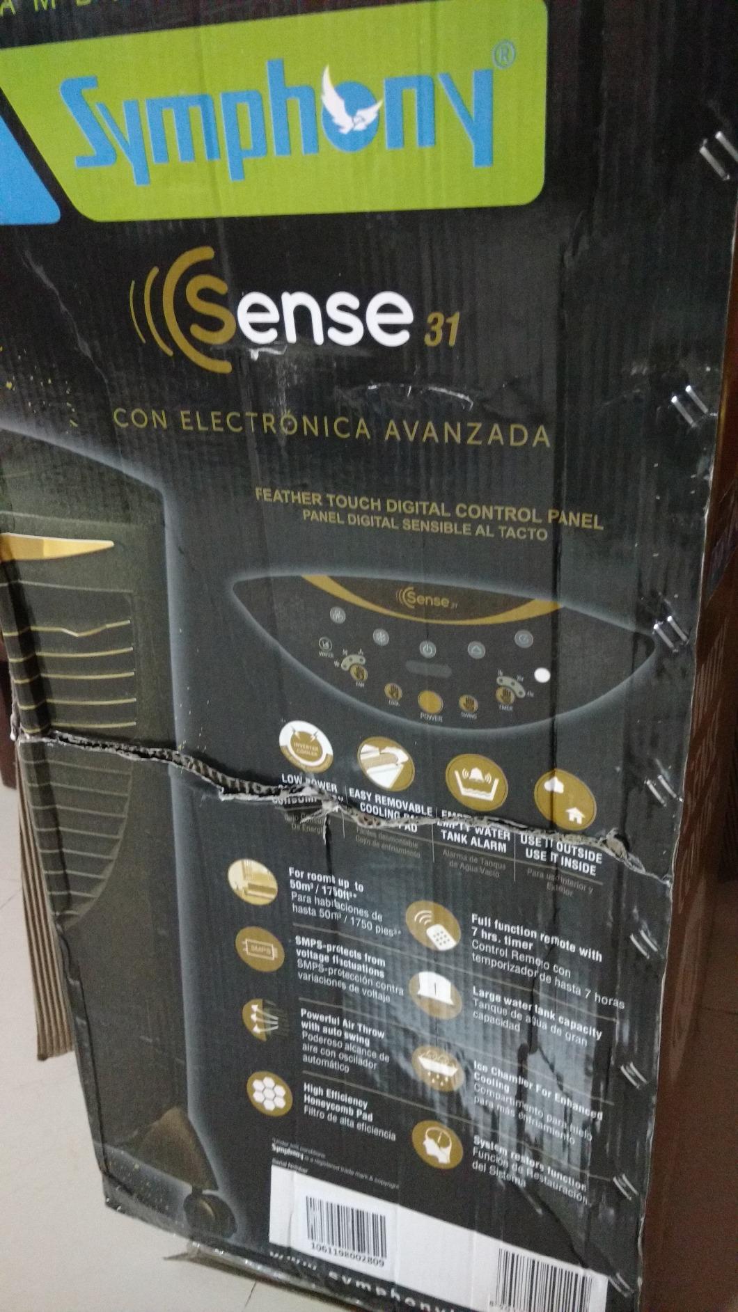 Symphony Sense 31 Ltrs Air Cooler (Black) : Amazon.in: Home & Kitchen