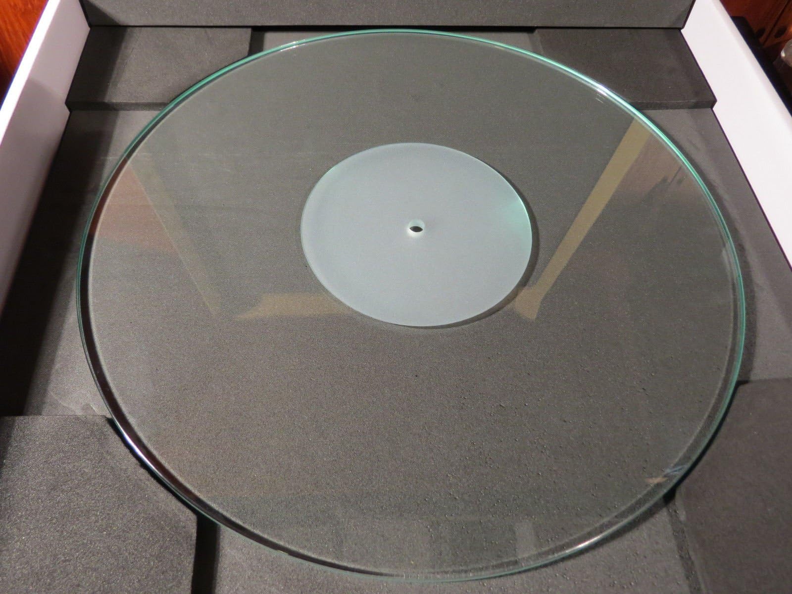 Amazon.com: Glass Crystal Turntable Record Player Platter Mat : Musical ...