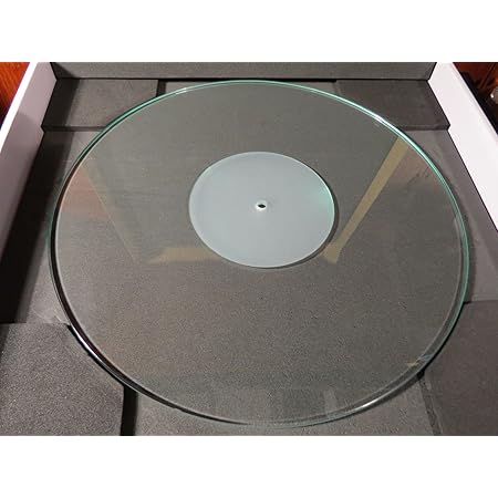 Amazon.com: Glass Crystal Turntable Record Player Platter Mat : Musical ...