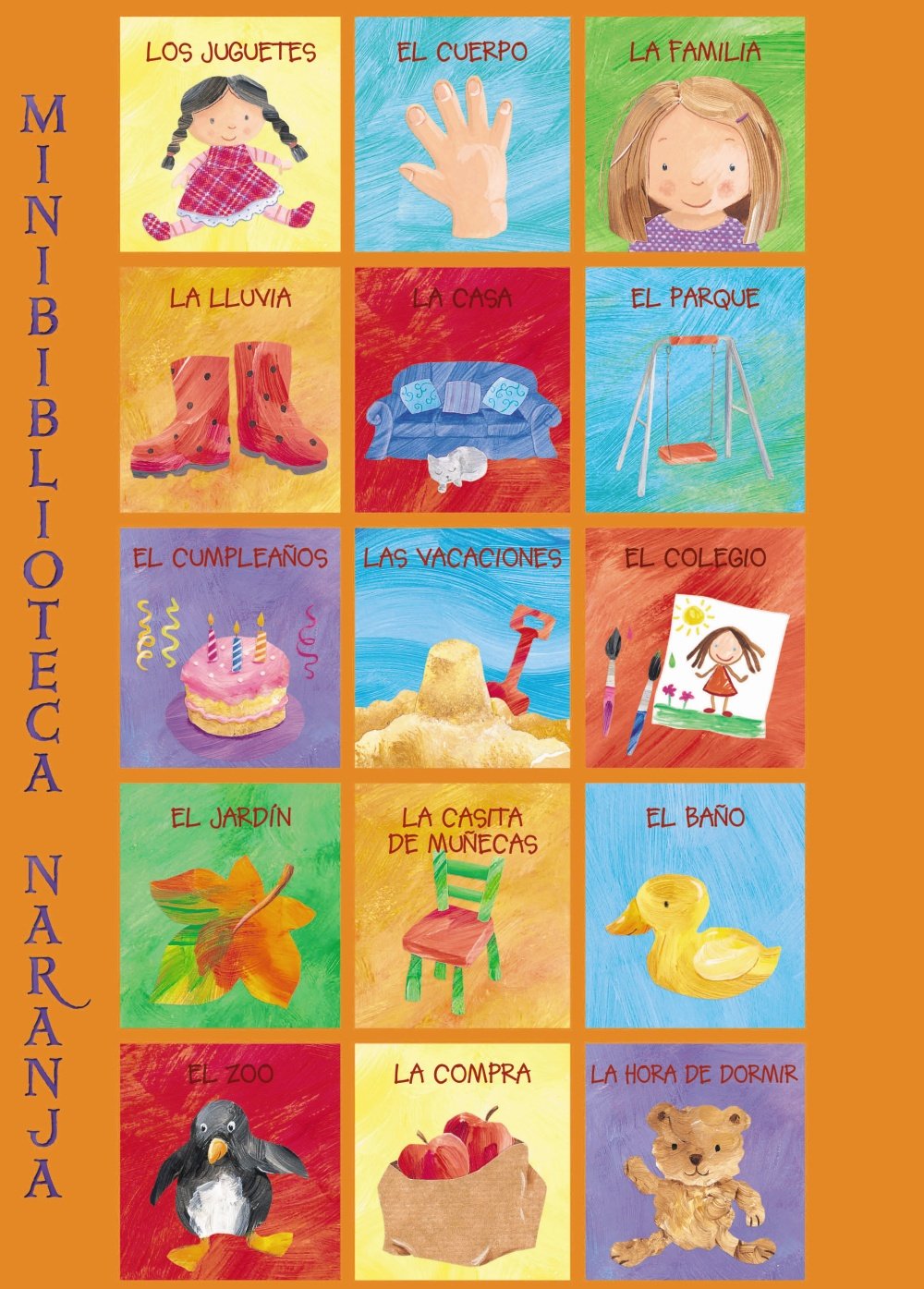Amazon.com: Minibiblioteca naranja (Minibiblioteca / Mini Library ...
