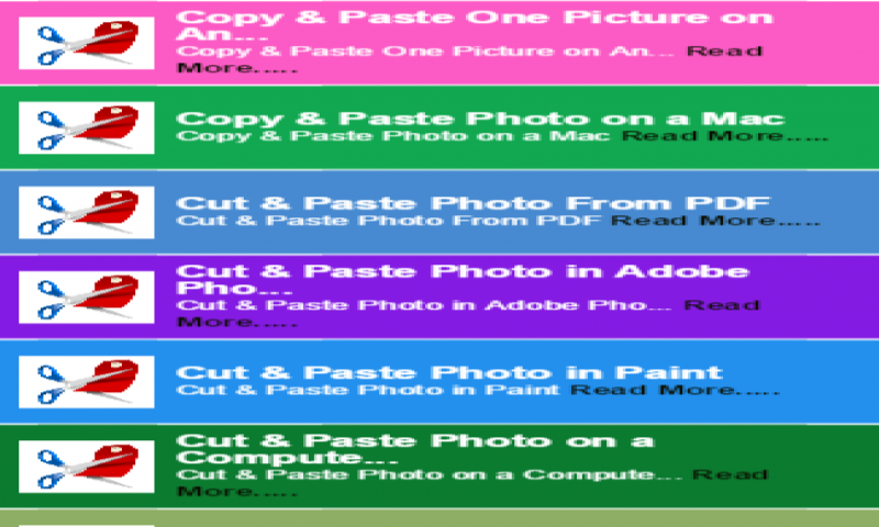 Cut and Paste Photo Guide - App on Amazon Appstore