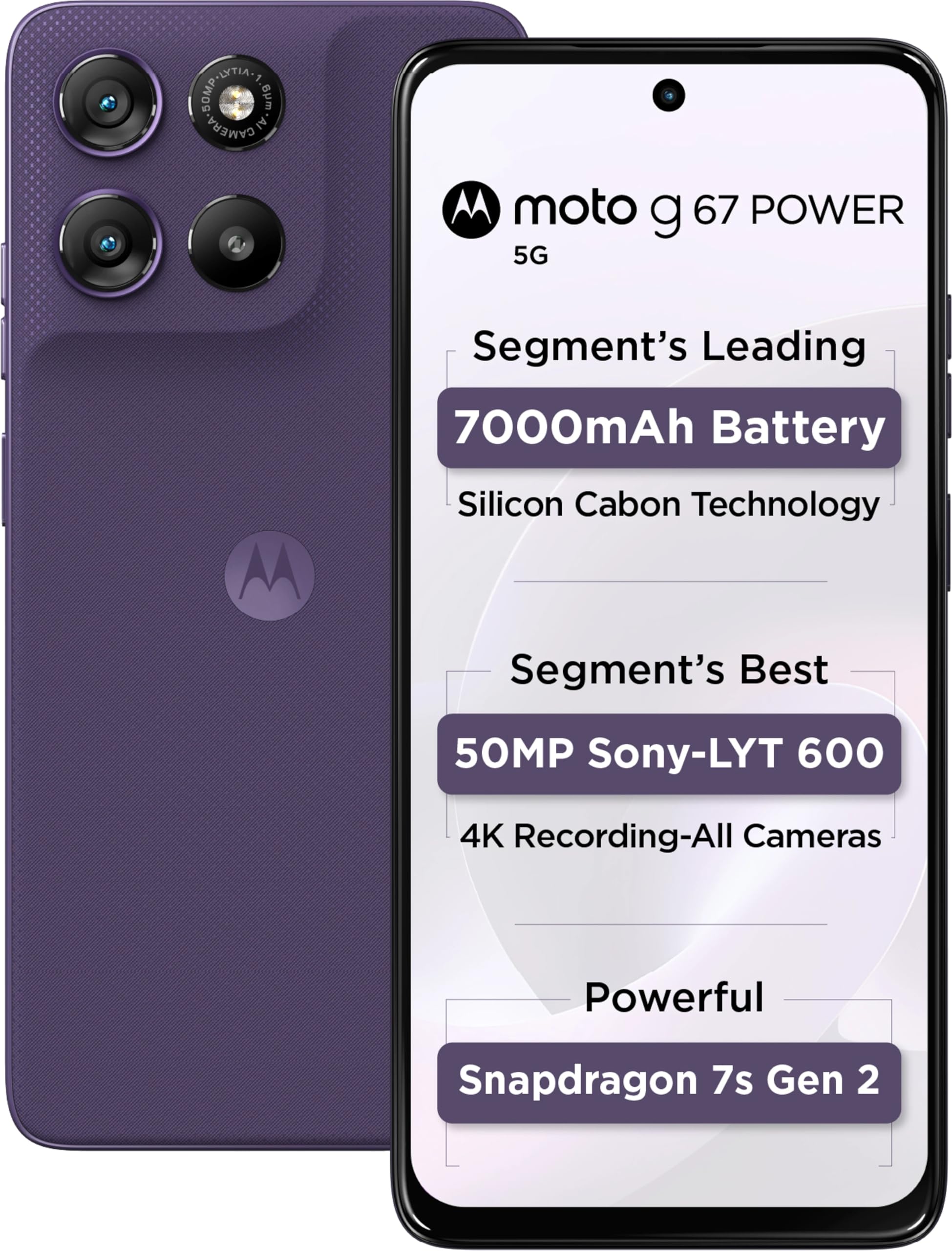 Motorola G67 Power 5G (Pantone Parachute, 8GB RAM, 128GB Sto… | Price ...