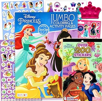 Amazon.com: Bendon Disney Princess Coloring Activity Book and Sticker ...