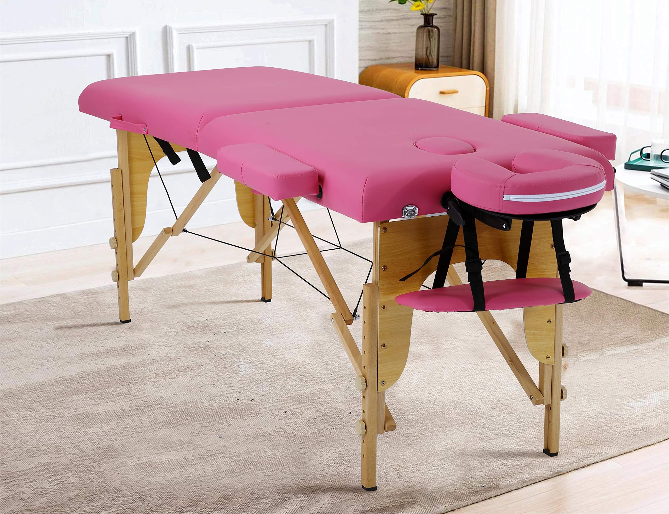 Amazon.com: Portable Massage Table, Folding Massage Table with Carrying ...