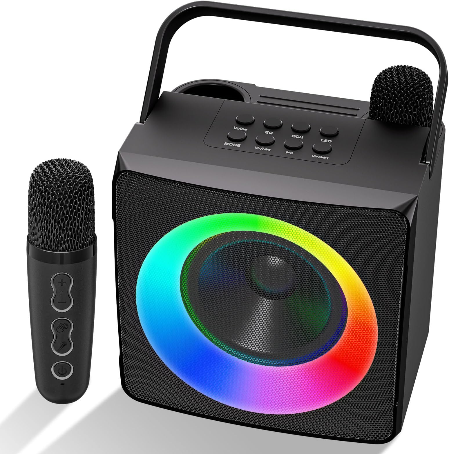 Amazon.com: Karaoke Machine for Kids Adults, Mini Portable Bluetooth ...