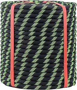 Double Braid Arborist Rope Black(1/2 in x 200 ft) Arborist Rigging ...