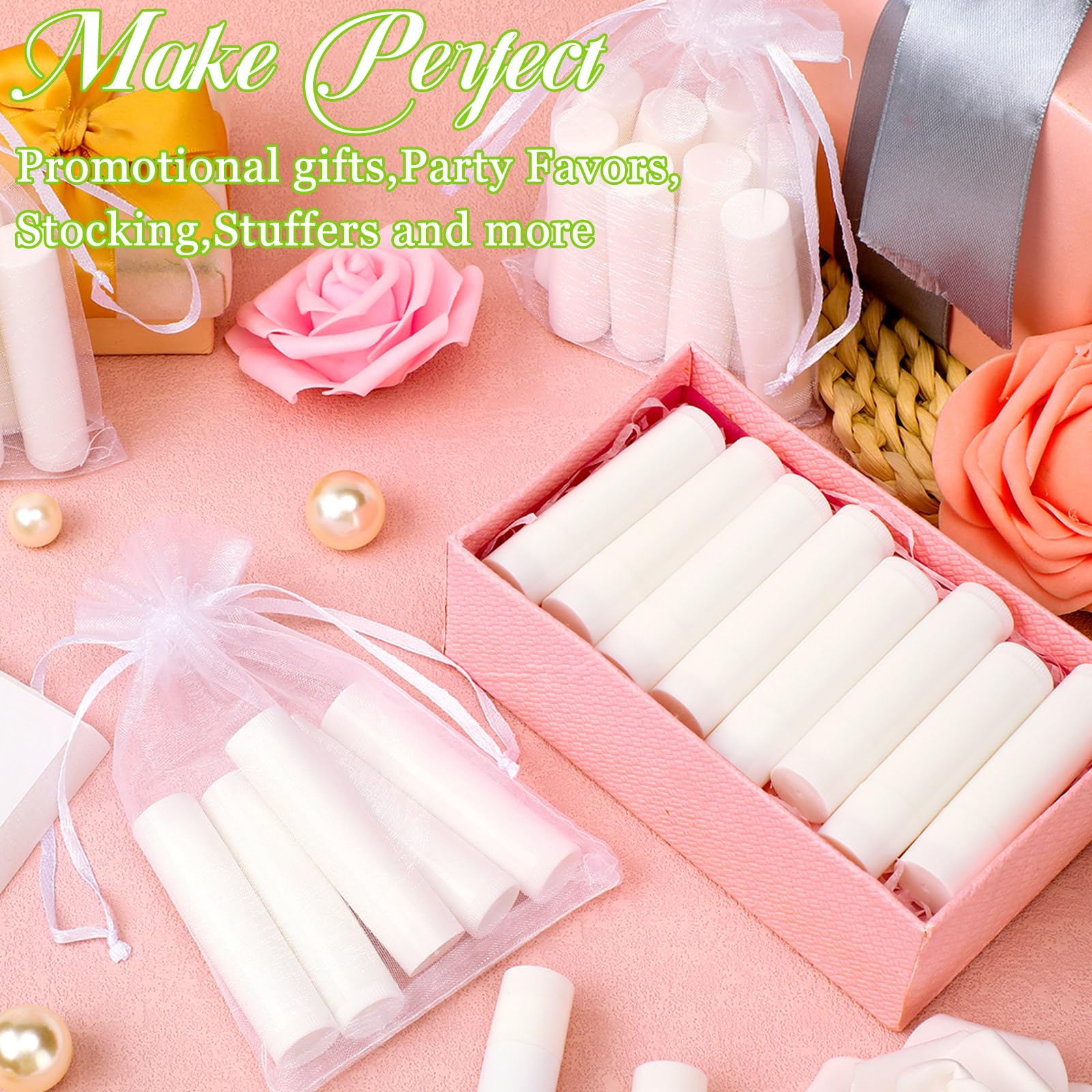 Snapklik.com : Demissle 150 Pcs Unlabeled Lip Balm Bulk Chapped Stick ...