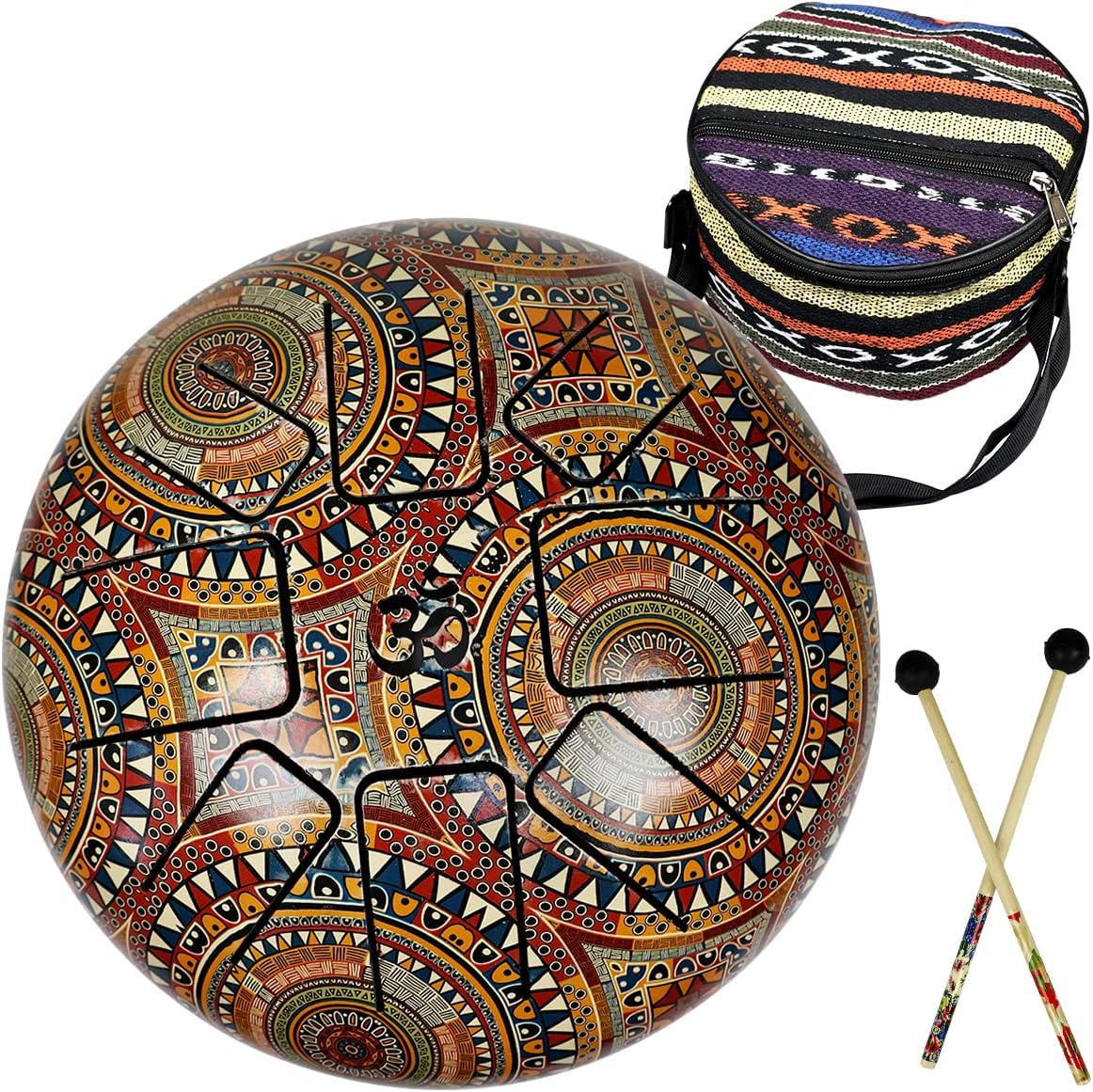 Reiki Crystal Products Happy Drum OM Tongue Drum Hand Pan Drum ...