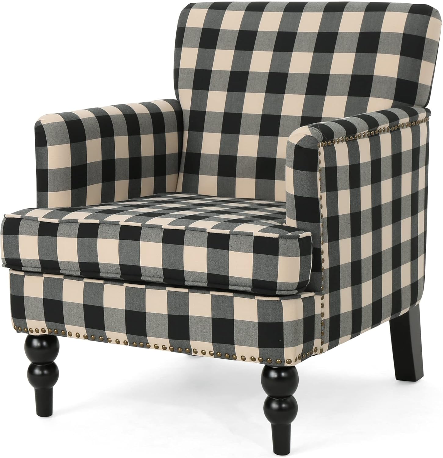 Amazon.com: Christopher Knight Home Evete Tufted Fabric Club Chair ...
