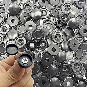 Cache Vis à Charnière en Plastique 400 Pièces Couvercle à Vis en ...