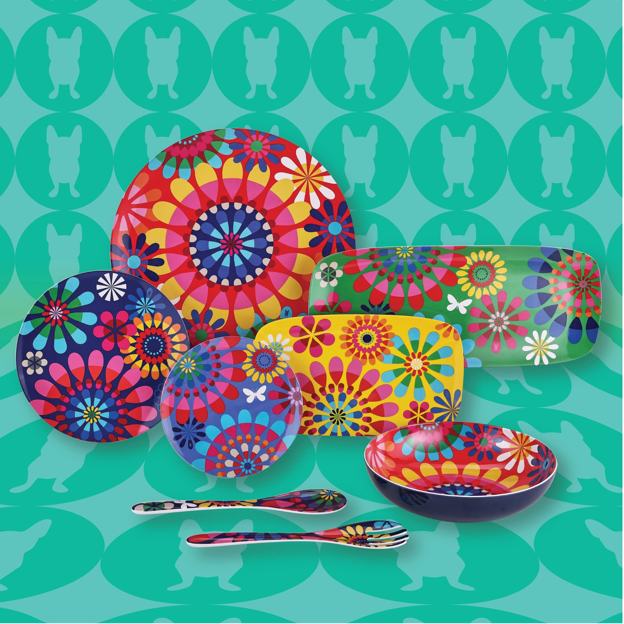 Snapklik.com : French Bull 19" Rectangular Platter - Melamine Platters ...