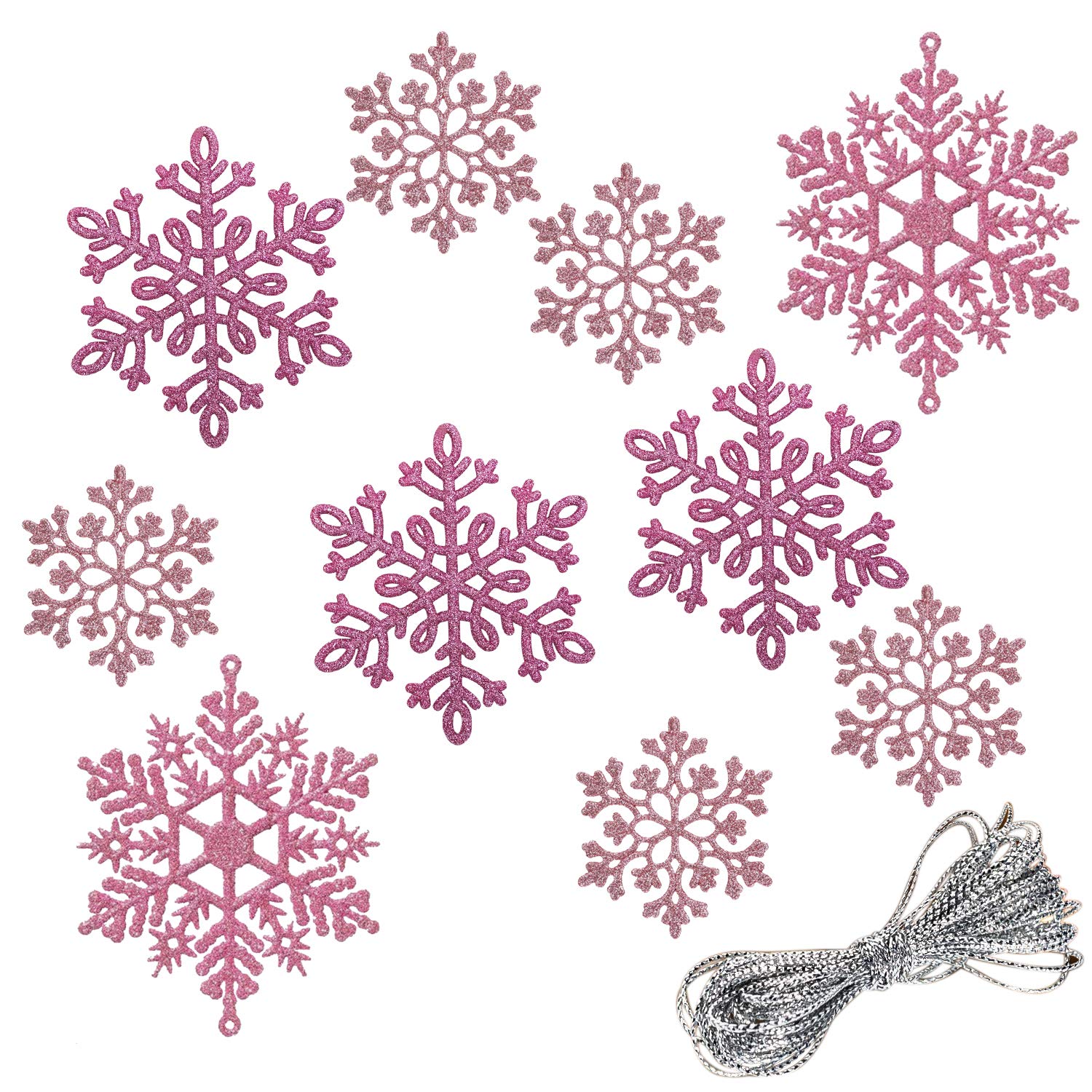 Pink Snowflake Clipart