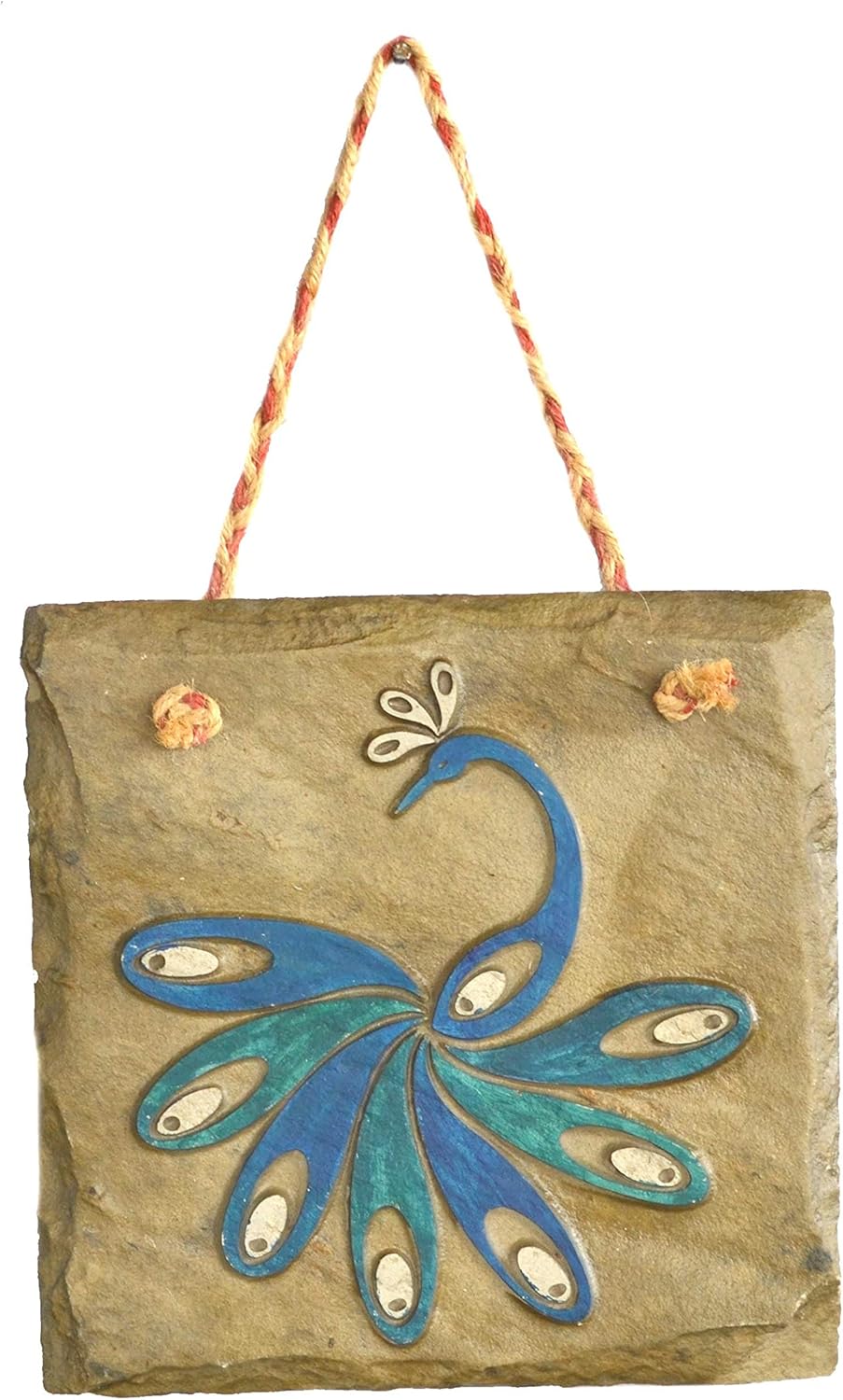 Amazon.com: Natural Slate Stone, Engraved,Airbrushed,Wall Decor Hanging ...