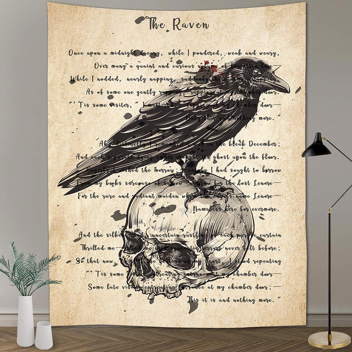Quote Edgar Allan Poe Skull
