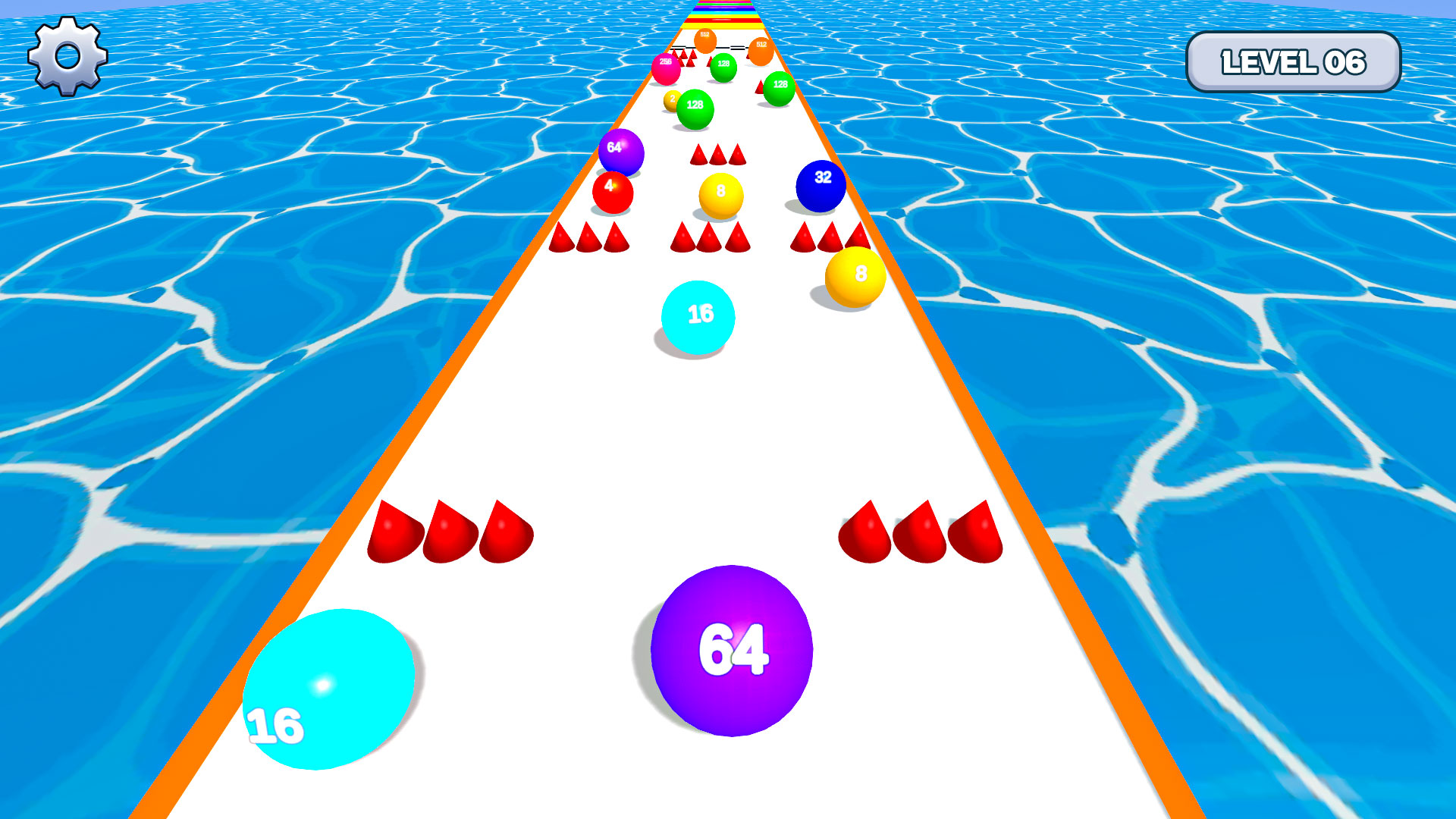 2048 Ball Rush! Numbers Ball Run Merge Master - 2248 Number Rolling ...