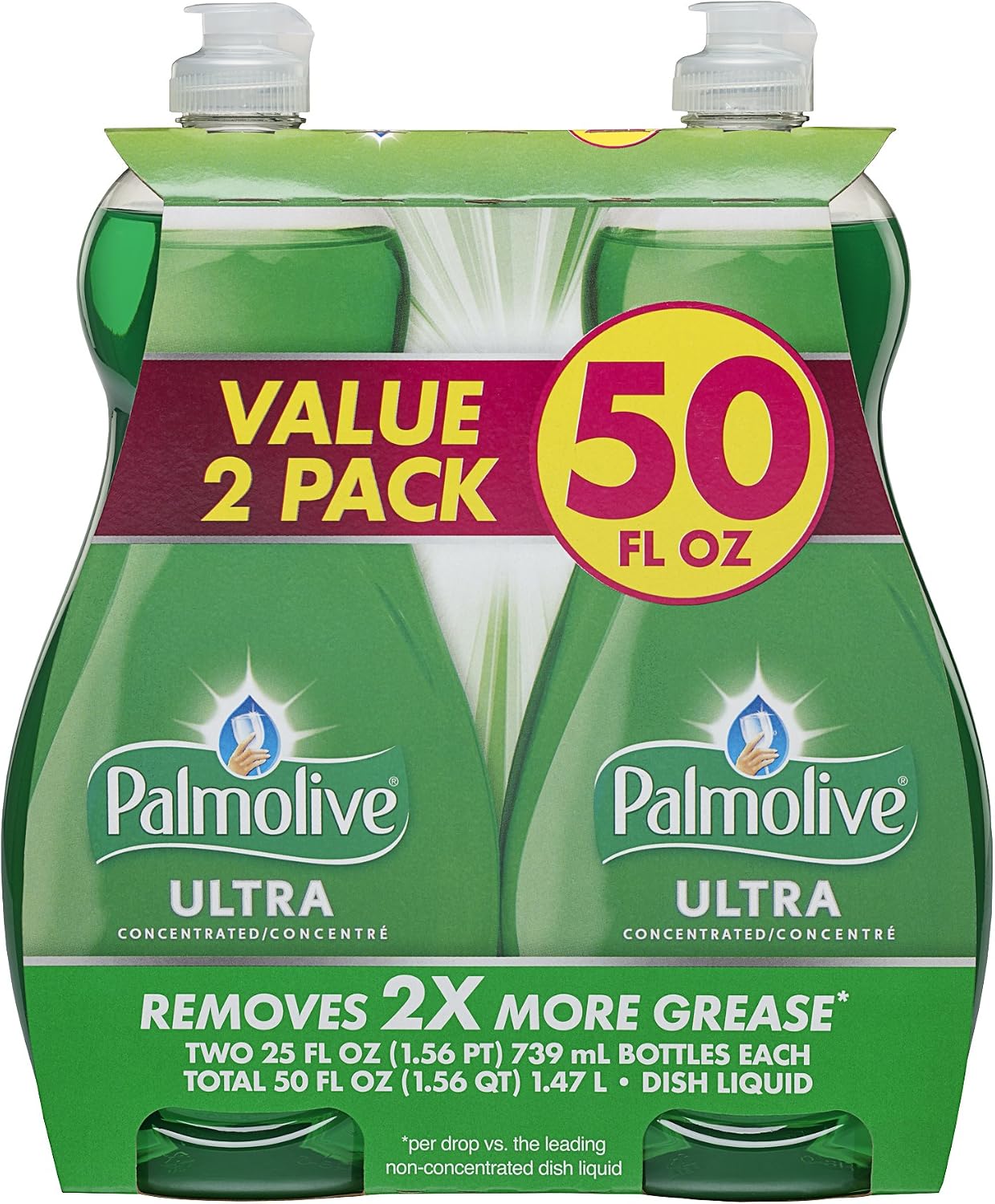 Palmolive Ultra Original Dish Wash Liquid, 25 Ounce, 2 Count : Amazon ...