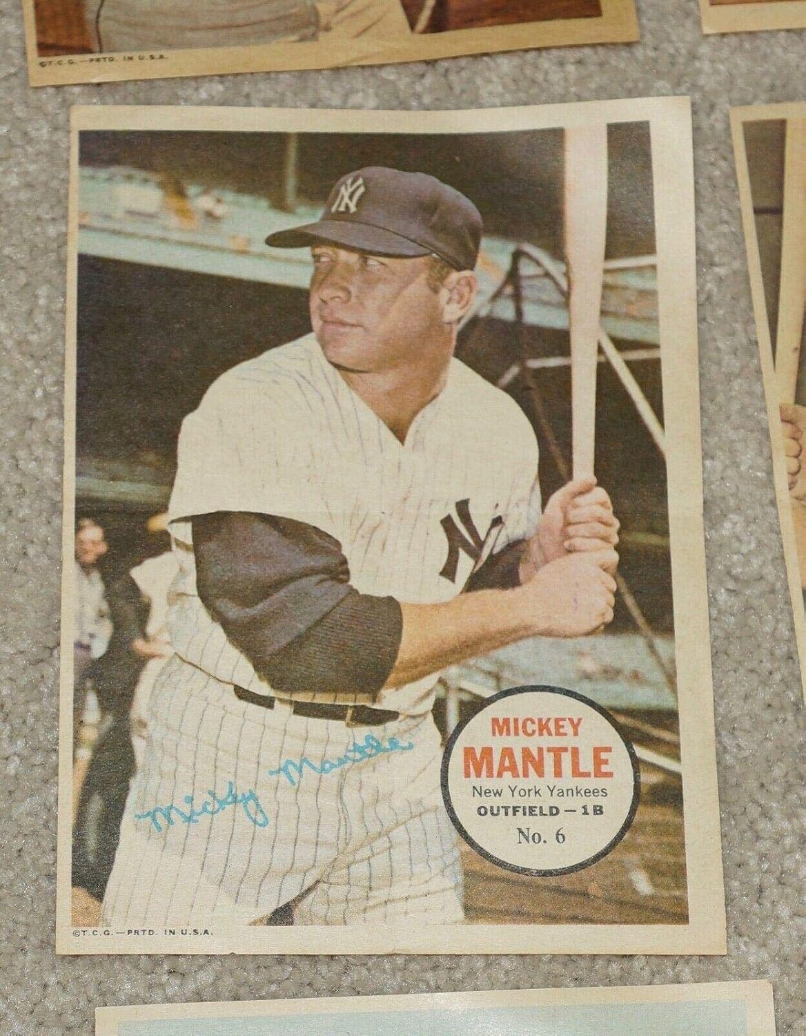 Amazon.com: Topps Pin-Ups 1967 Topps Pin Up Poster Baseball Complete ...