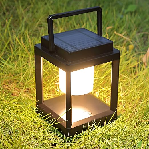 Amazon.com: LETRY Outdoor Table Lamp, Brightness LED Nightstand Lantern ...