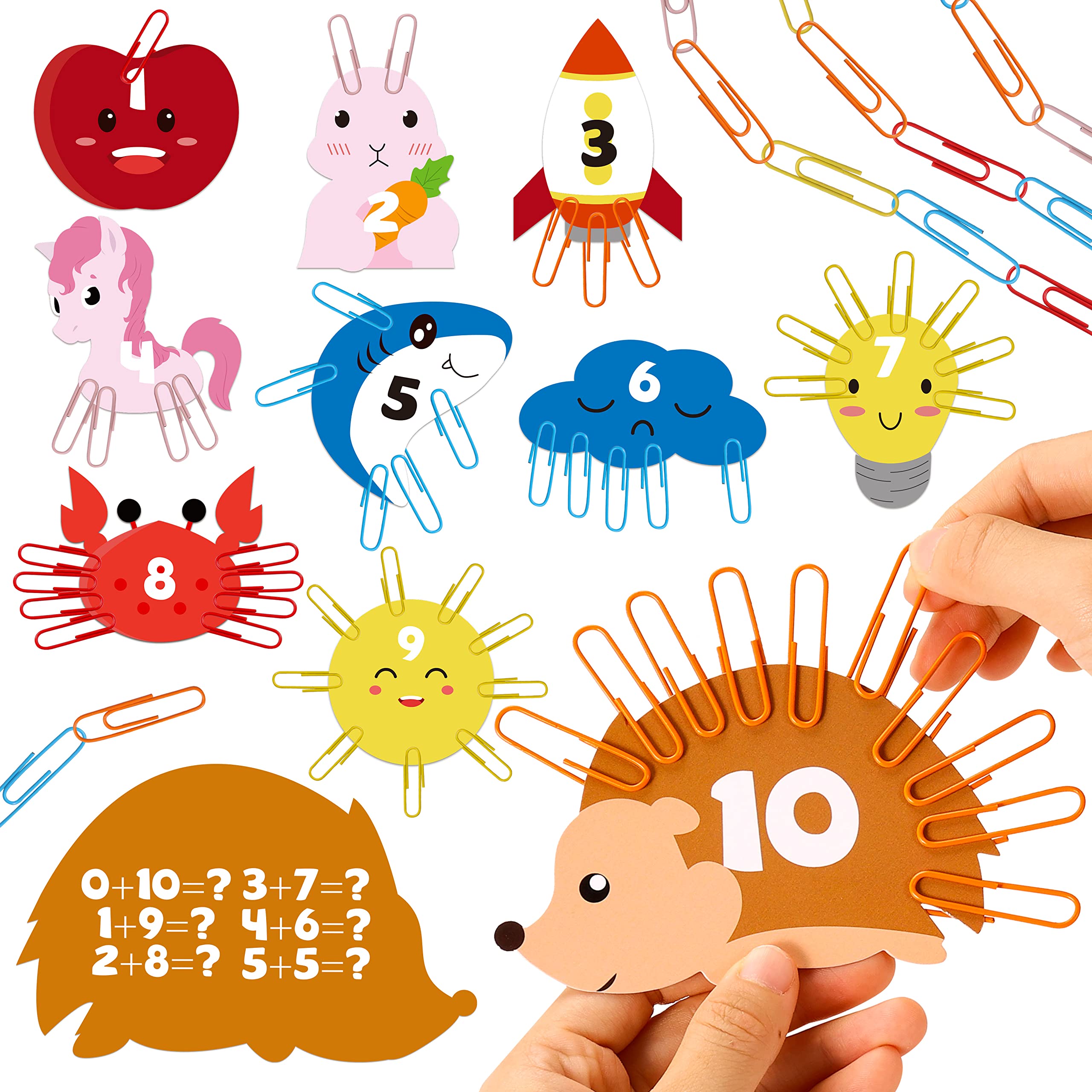 Math Manipulative Links Math Links Manipulative Cards | TPT