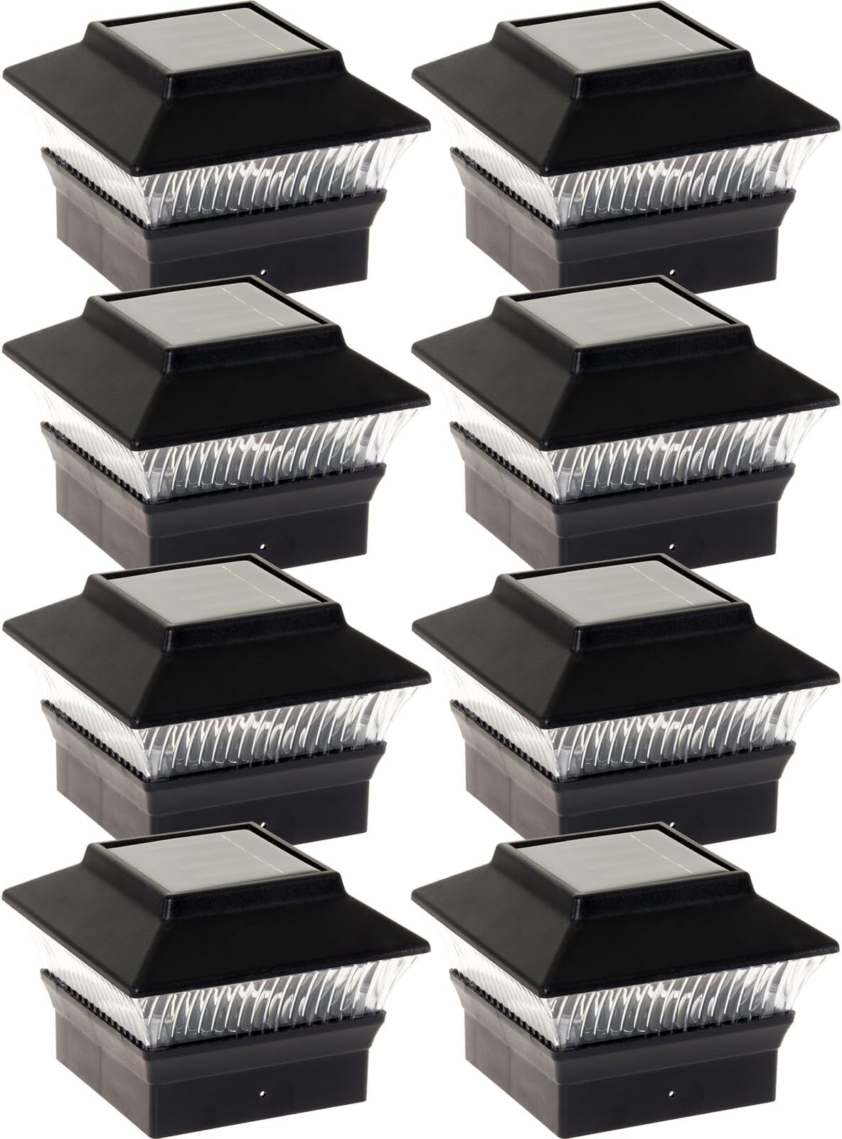 Solar Post Cap Lights 4X4 5X5 Fence Post Lights Outdoor Waterproof ...