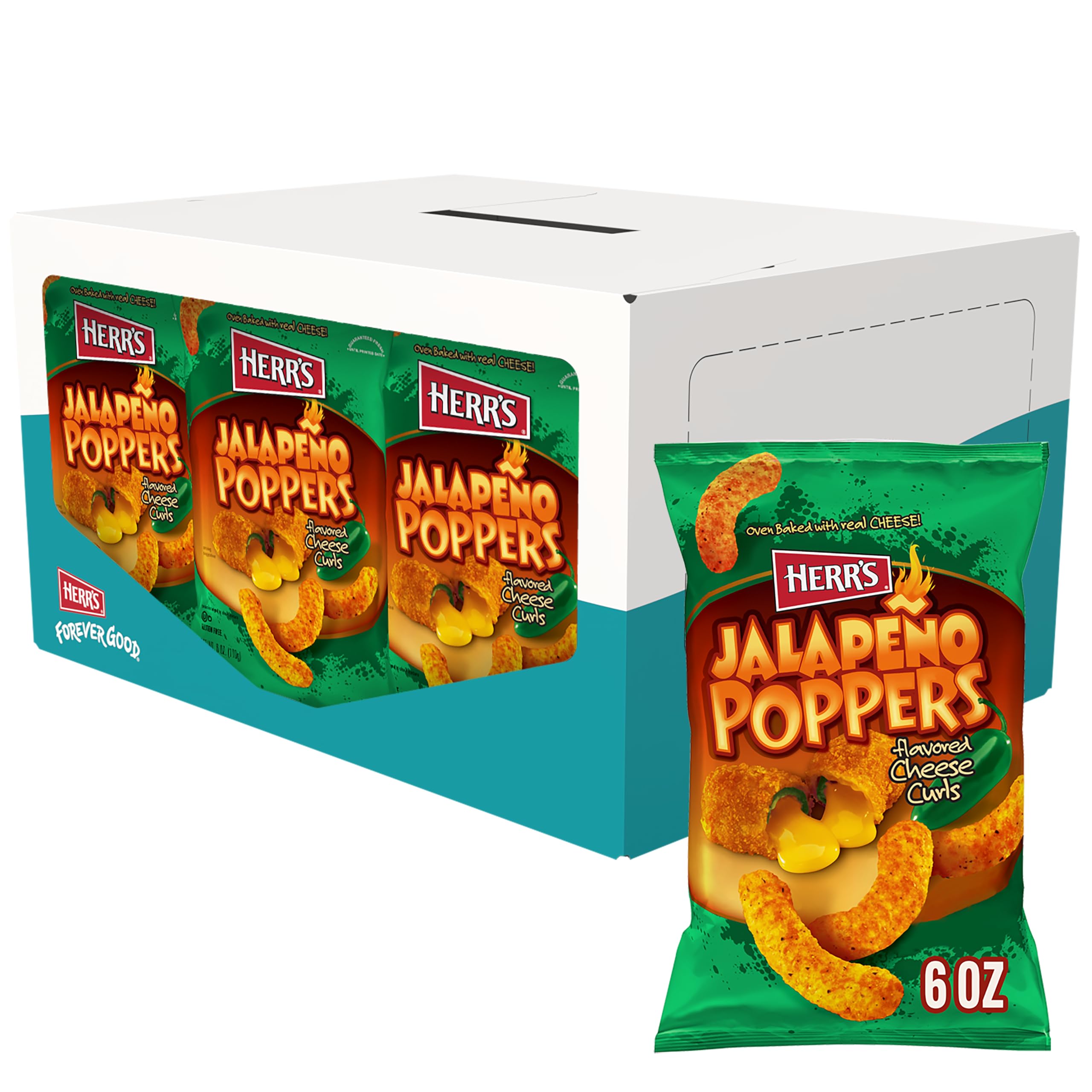 Chips Variety Pack Herr's Snacks Variety Pack, 42 Count Box, Cheesy Mix ...