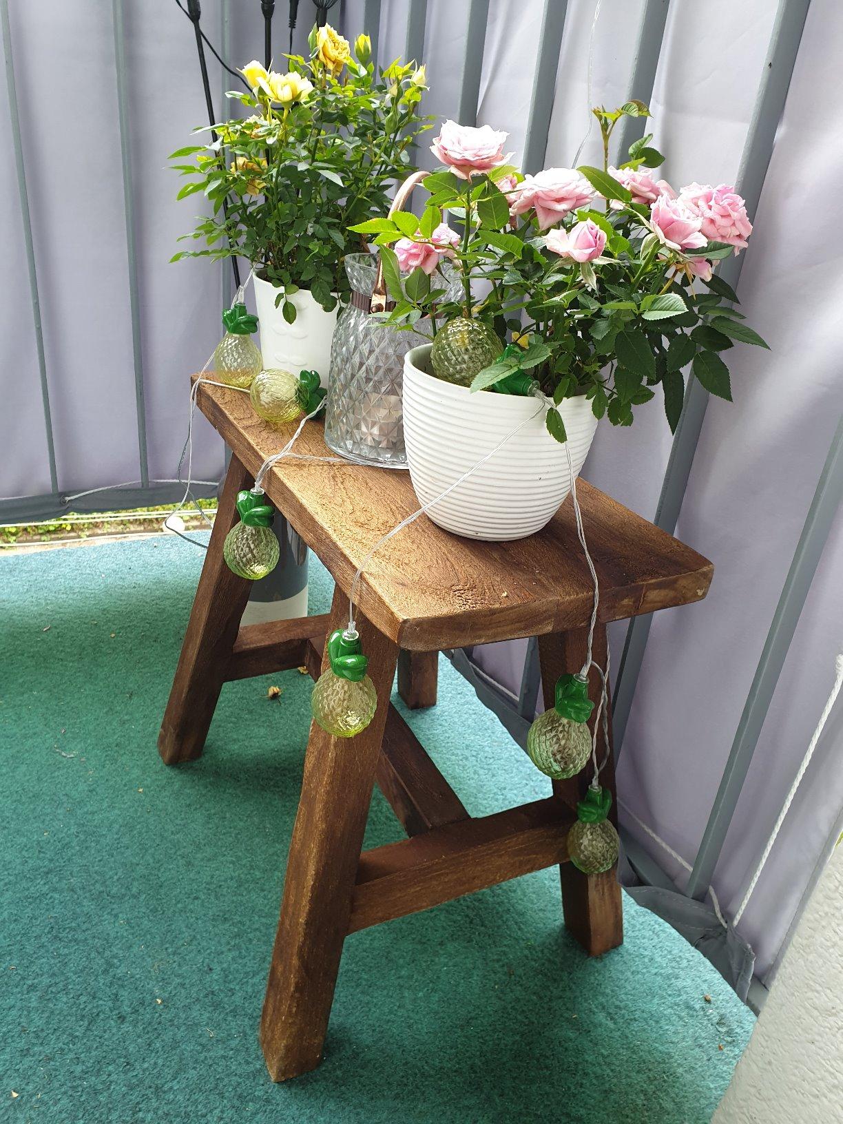 LEBENSwohnART Hocker GEMI aus recyceltem Teak ca. L50cm in Natural ...