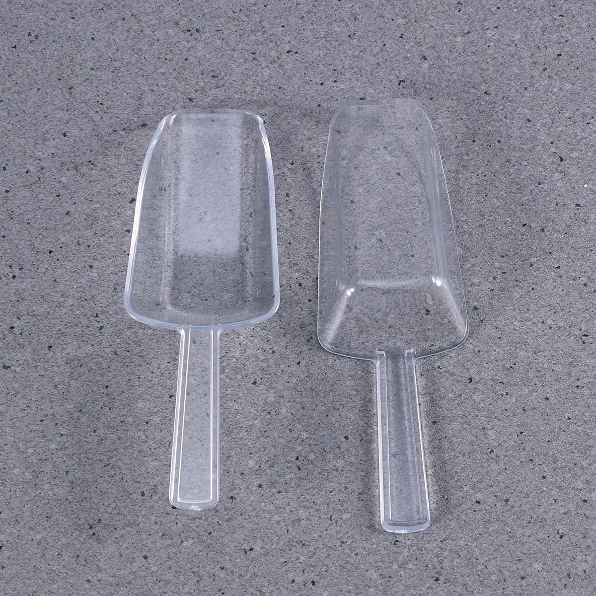 Candy Buffet Scoops 4-Pack Clear Plastic Scoops - 7.5 Inch Multipurpose ...