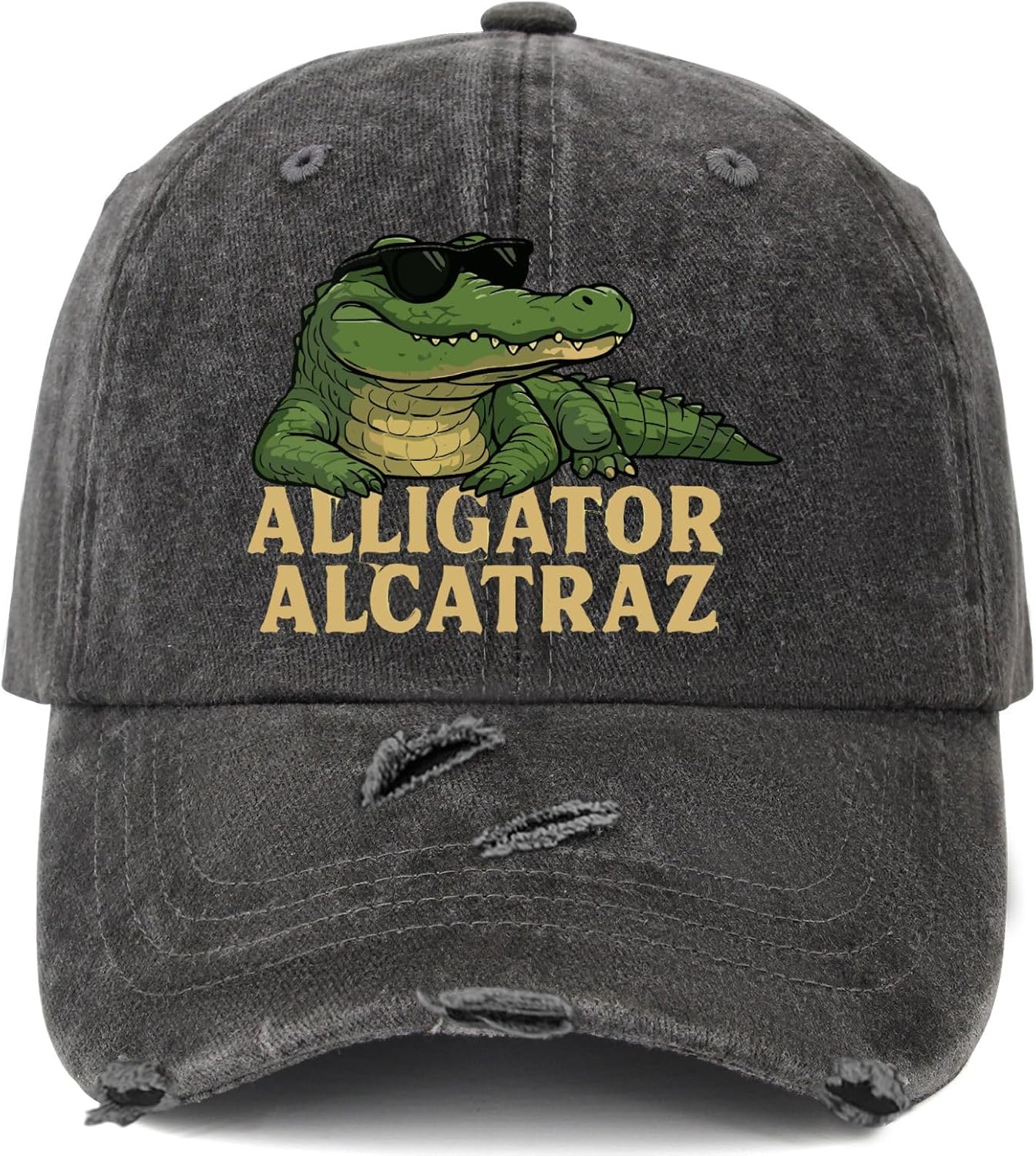 Amazon.com: Made in US Florida Everglades Alligator Alcatraz Hats for ...