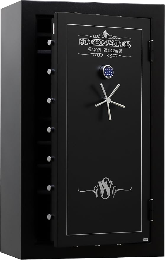 STEELWATER GUN SAFES New Improved Heavy Duty E.M.P Proof, 45 Long Gun ...