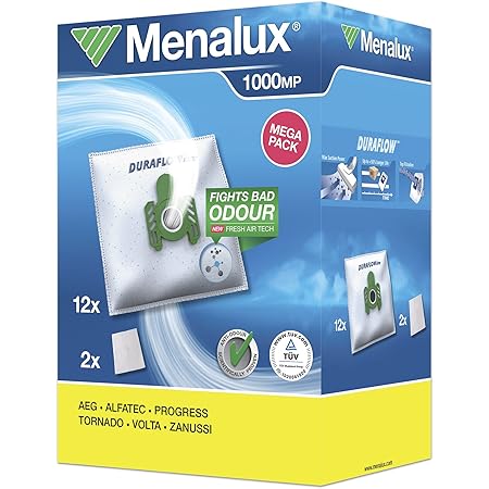 Menalux 3100 MP 12 sacs aspirateur avec 2 micro filtres : Amazon.fr ...
