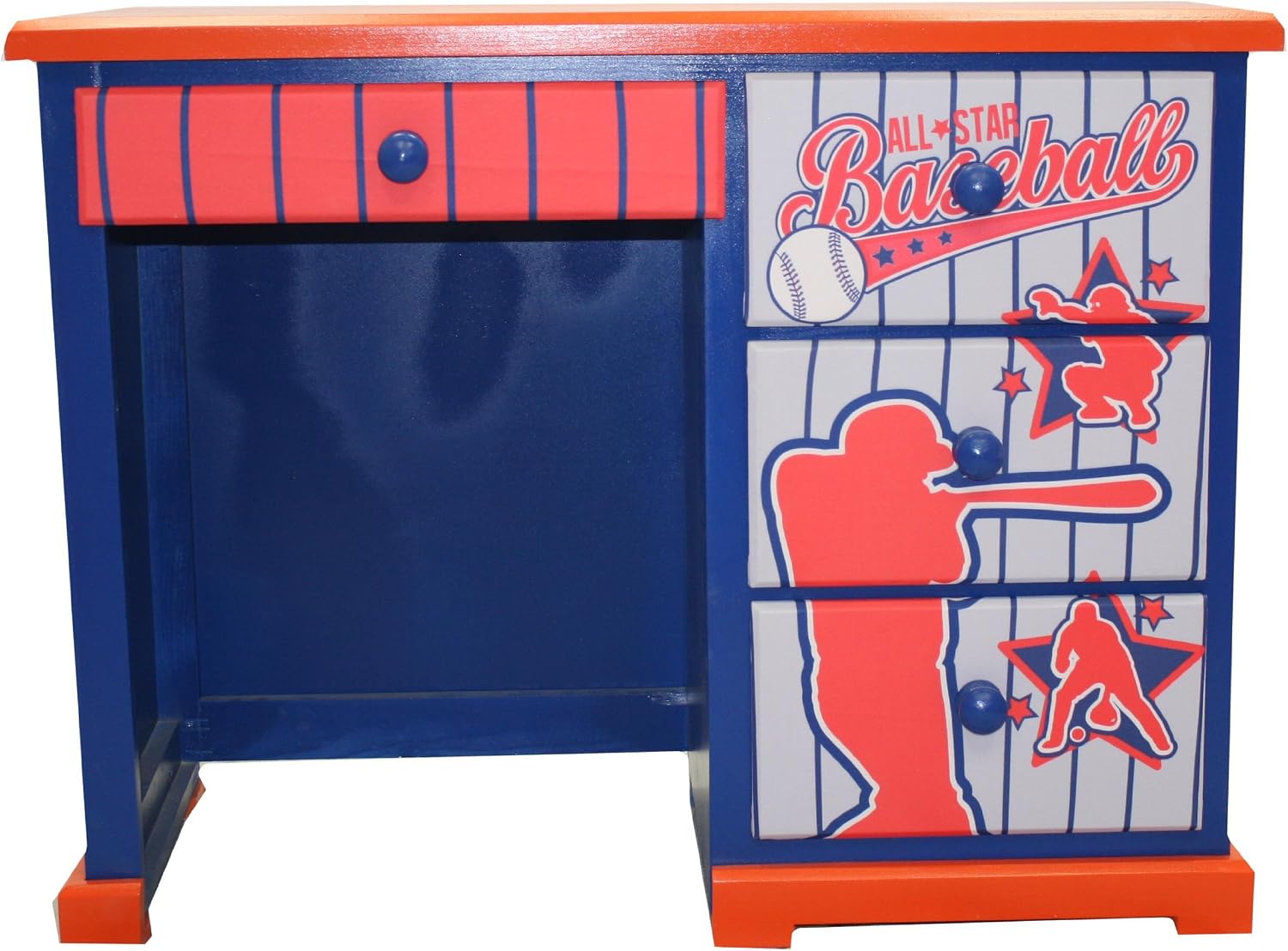 Amazon.com: Baseball All Star Kids Desk: Childrens Desks: Home & Kitchen