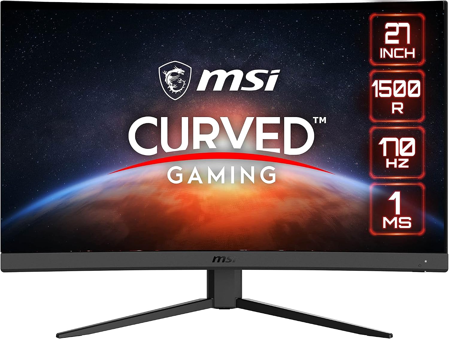 Amazon.com: MSI G27C4 E2, 27" Gaming Monitor, 1920 x 1080 (FHD), VA ...
